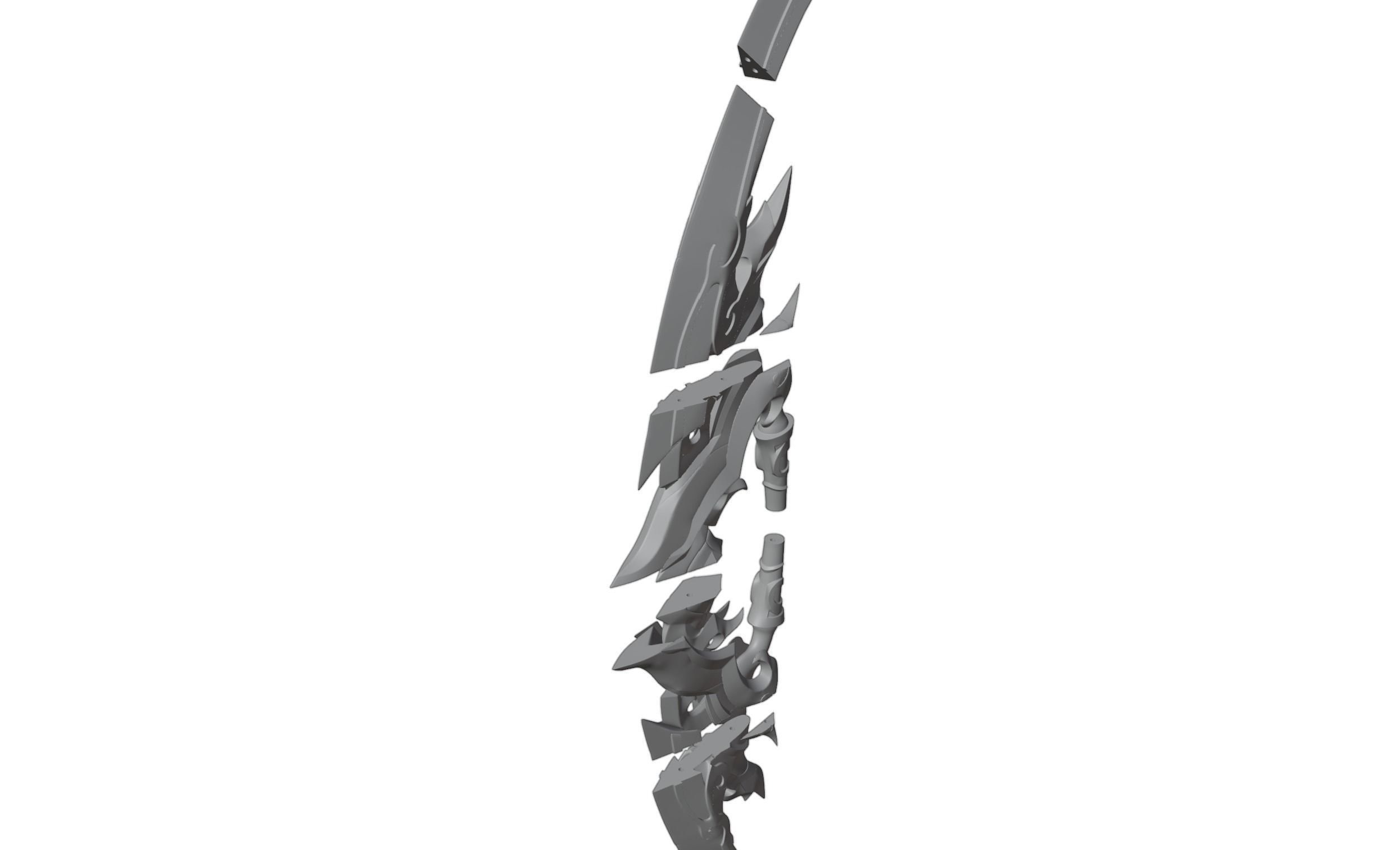 Genshin Impact - Fischl Rust Bow Digital 3D Model 3D model 3D printable ...