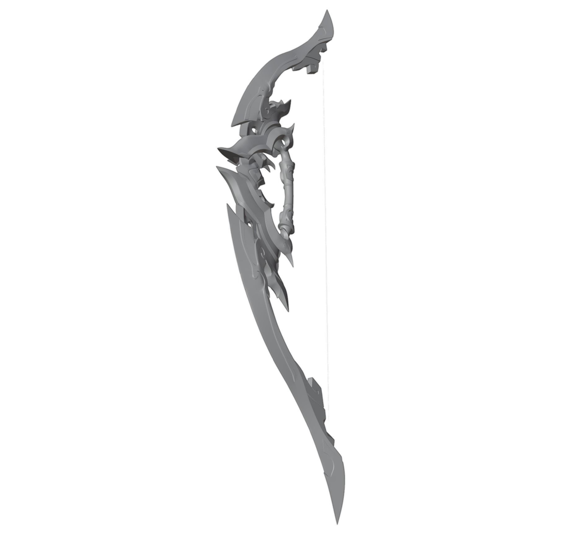 Genshin Impact - Fischl Rust Bow Digital 3D Model 3D model 3D printable ...