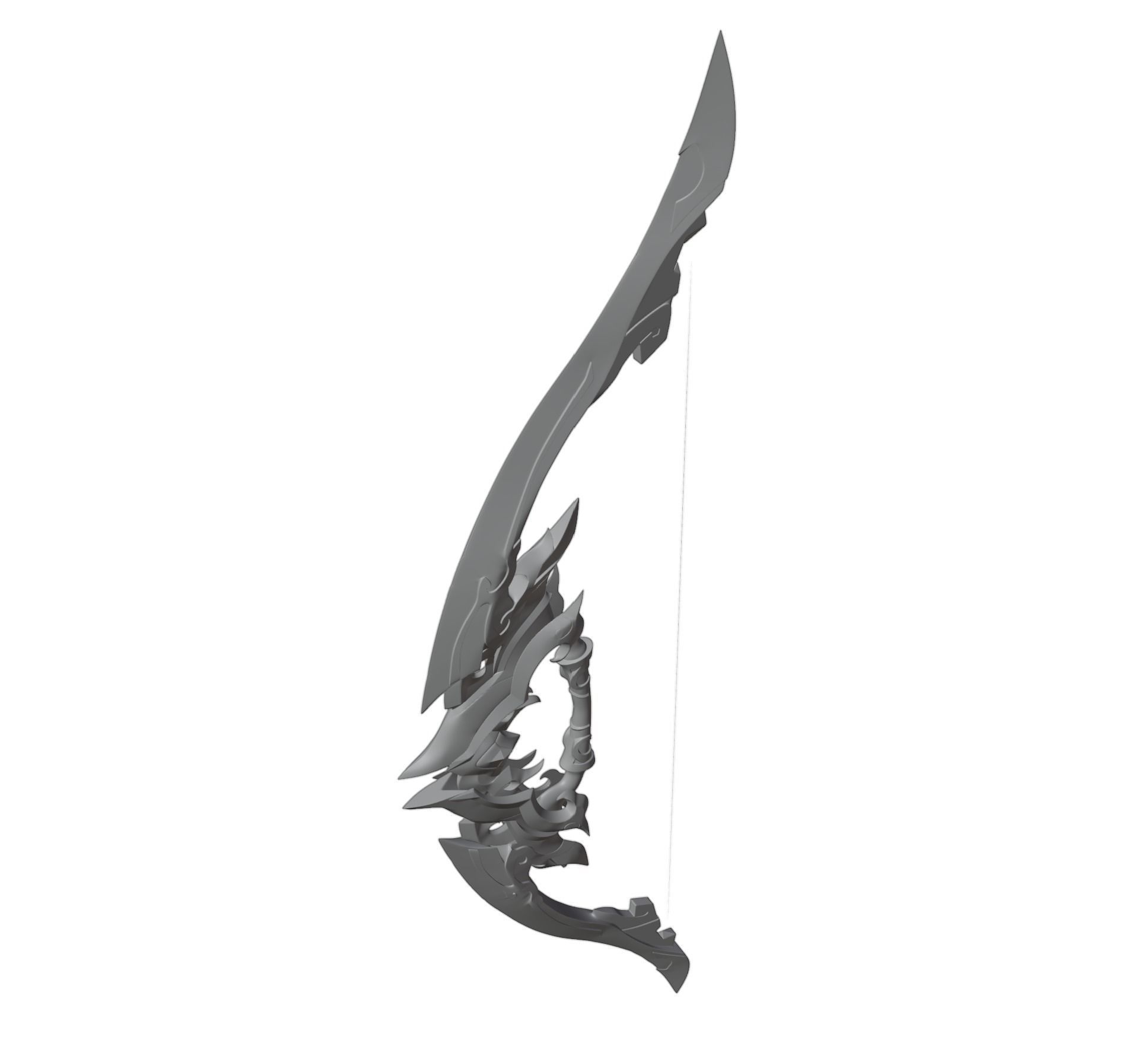 Genshin Impact - Fischl Rust Bow Digital 3D Model 3D model 3D printable ...