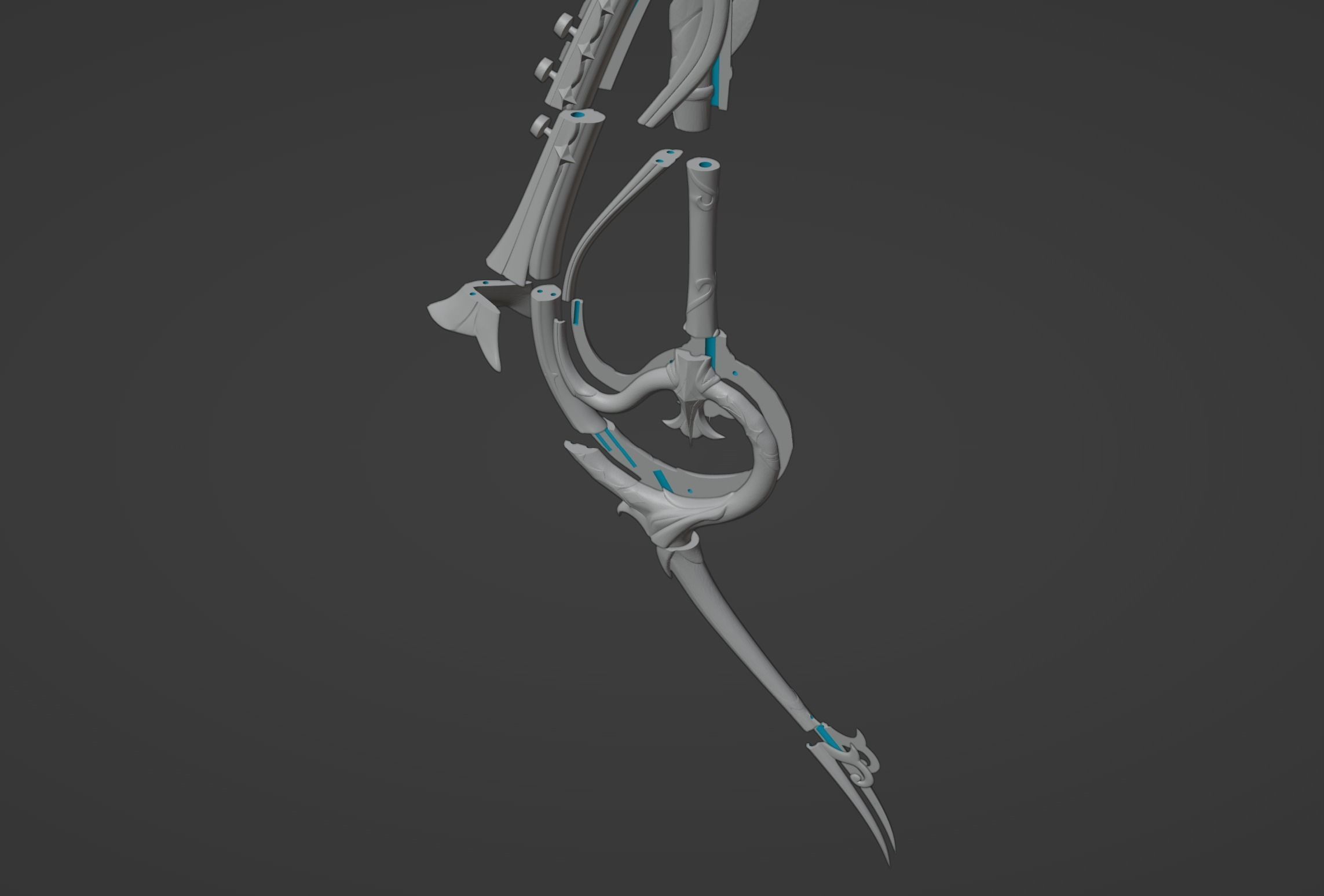 Genshin Impact - Venti Stringless Bow Digital 3D Model 3D model 3D ...