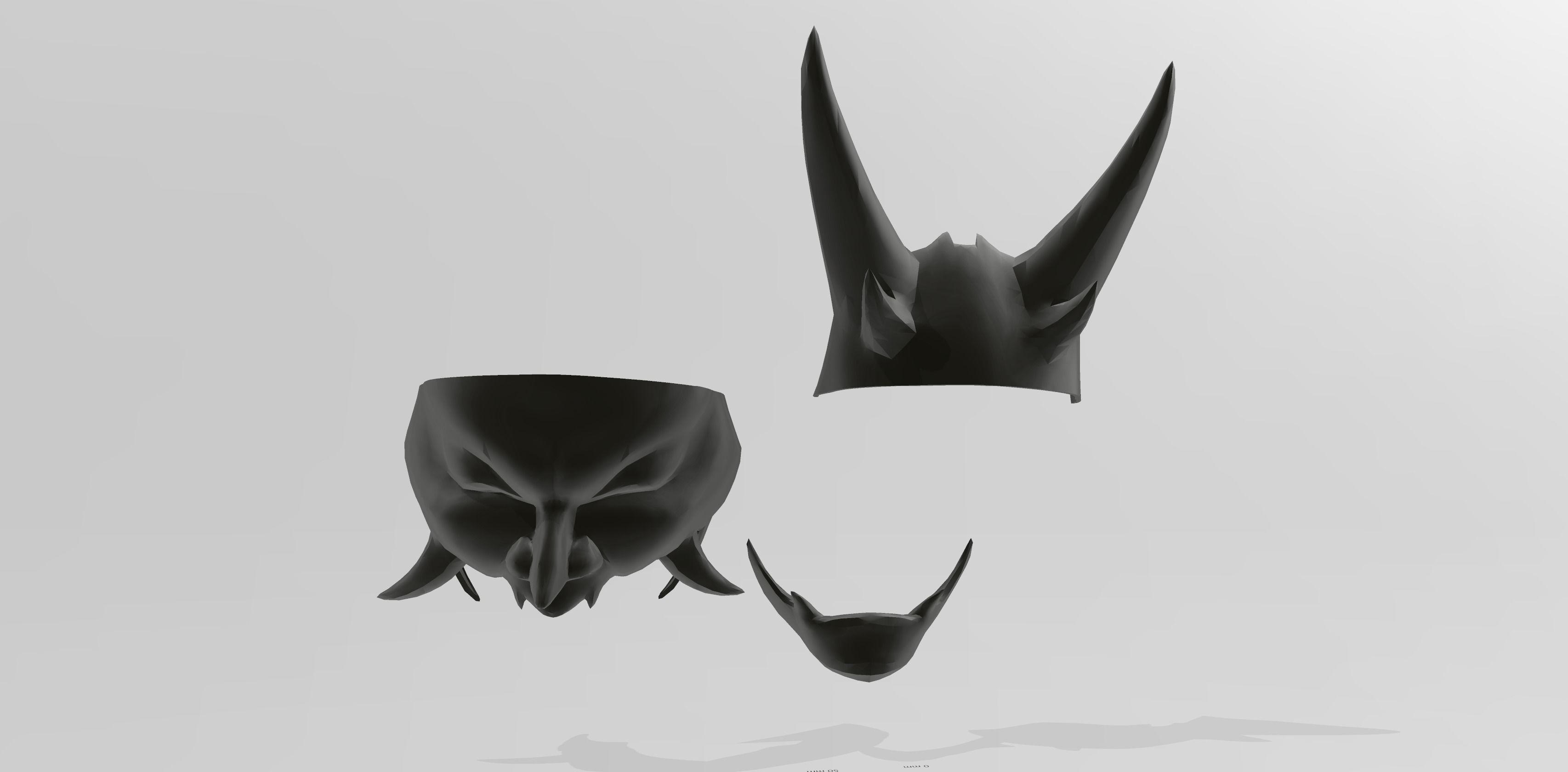 Genshin Impact - Xiao Demon Mask 3D Model 3D model 3D printable | CGTrader
