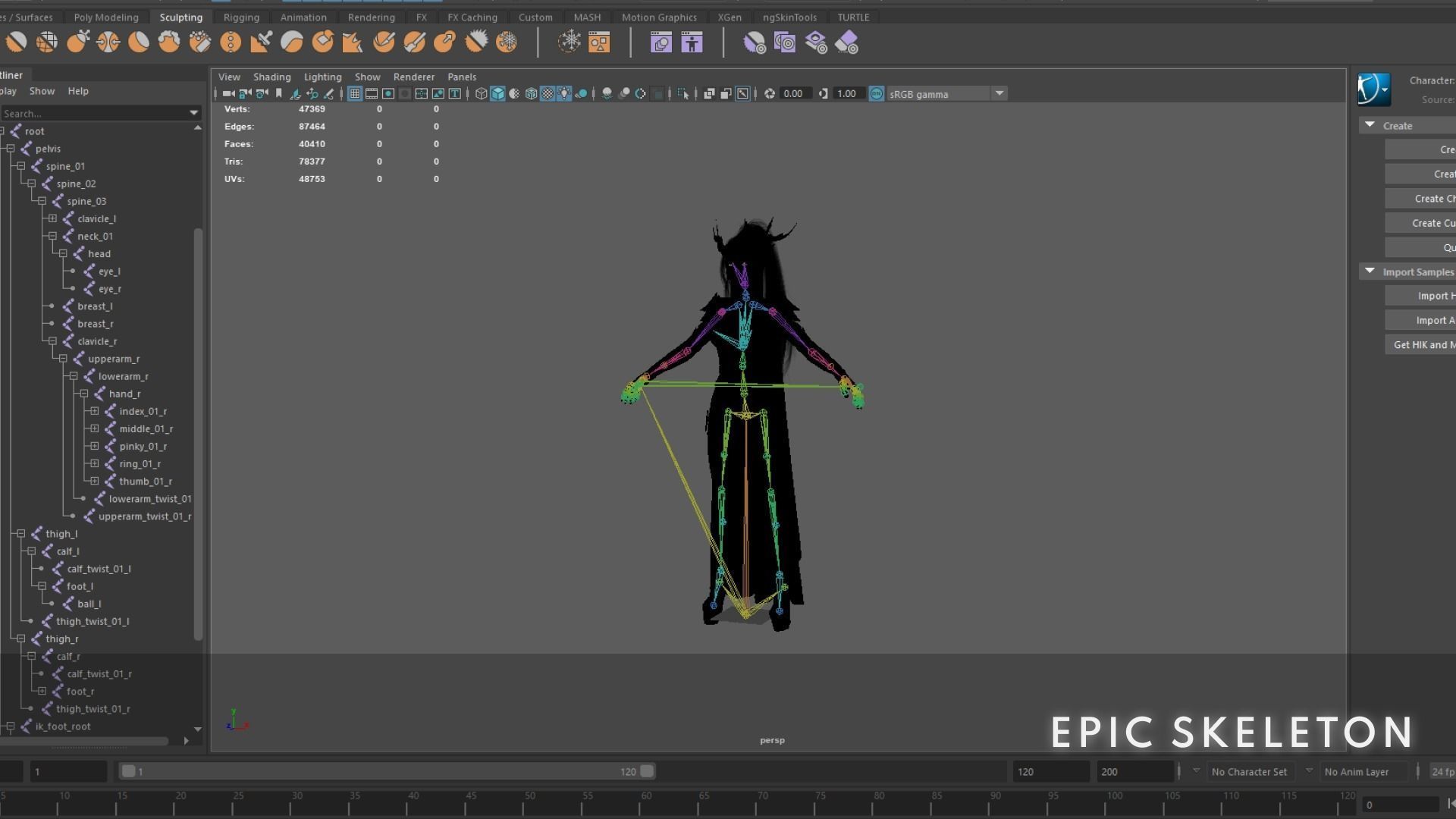3D model Dark Mage - Modular Game Ready VR / AR / low-poly rigged ...