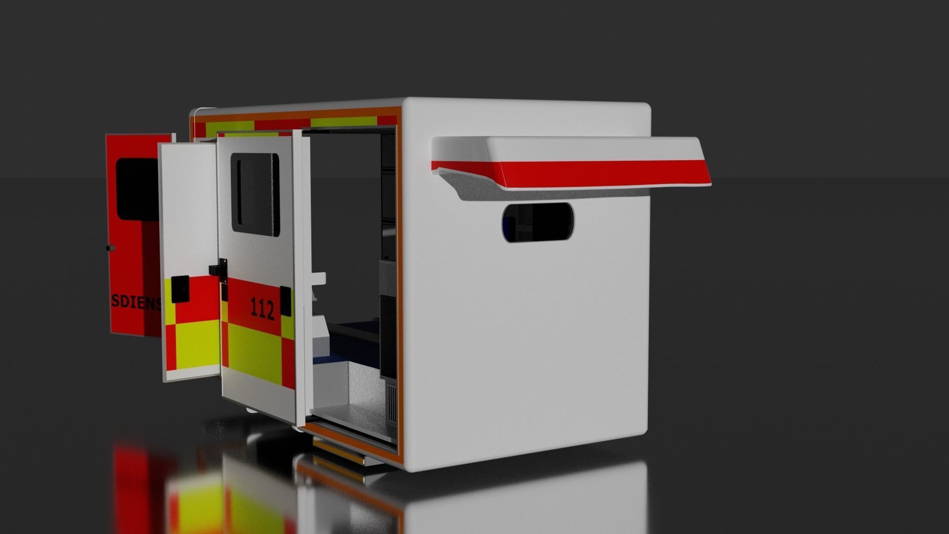 WAS RTW Aufbau Modell Bayern 3D model | CGTrader