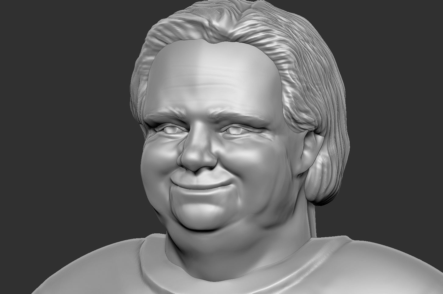 FAT and OLD woman 3D model 3D printable | CGTrader