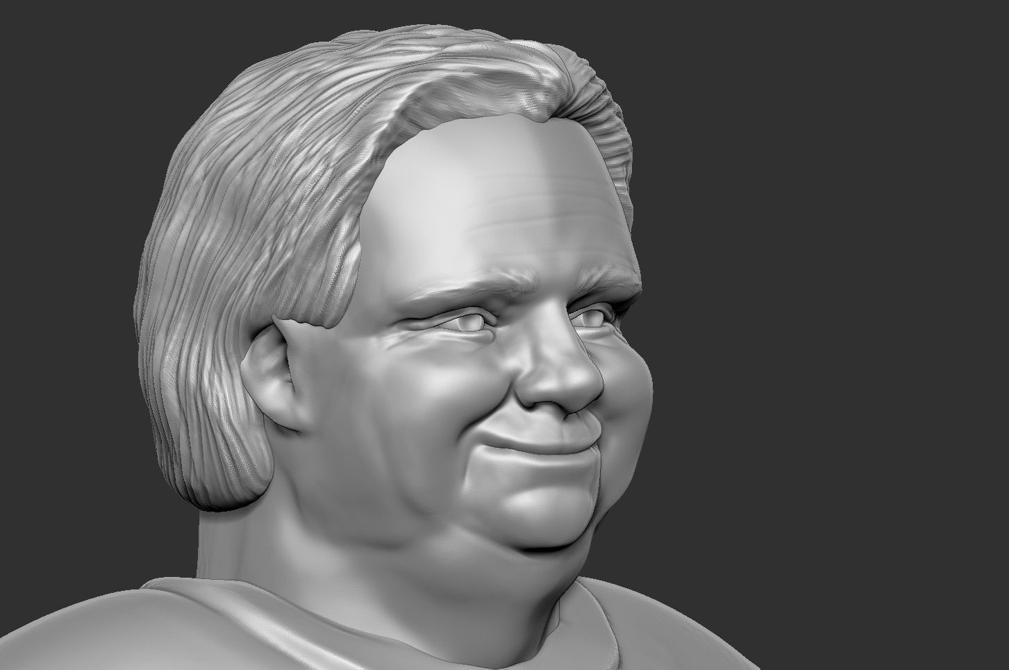 FAT and OLD woman 3D model 3D printable | CGTrader