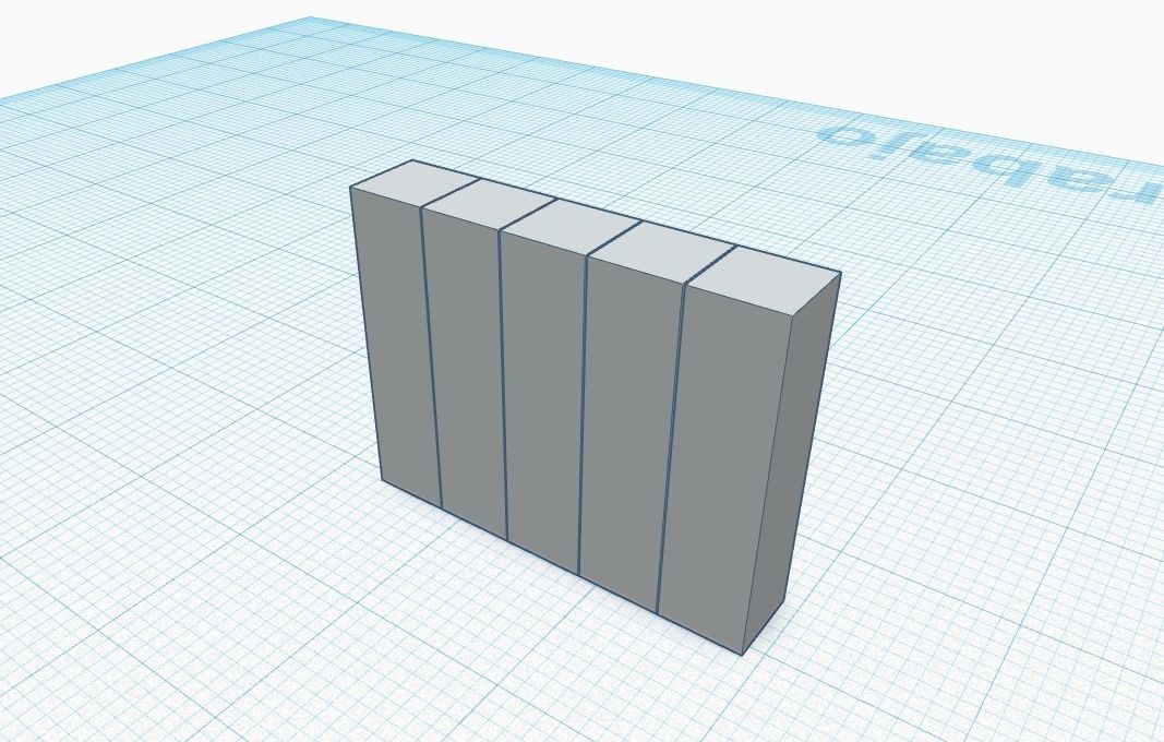 5 lockers scale h0 1-87 3D model 3D printable | CGTrader