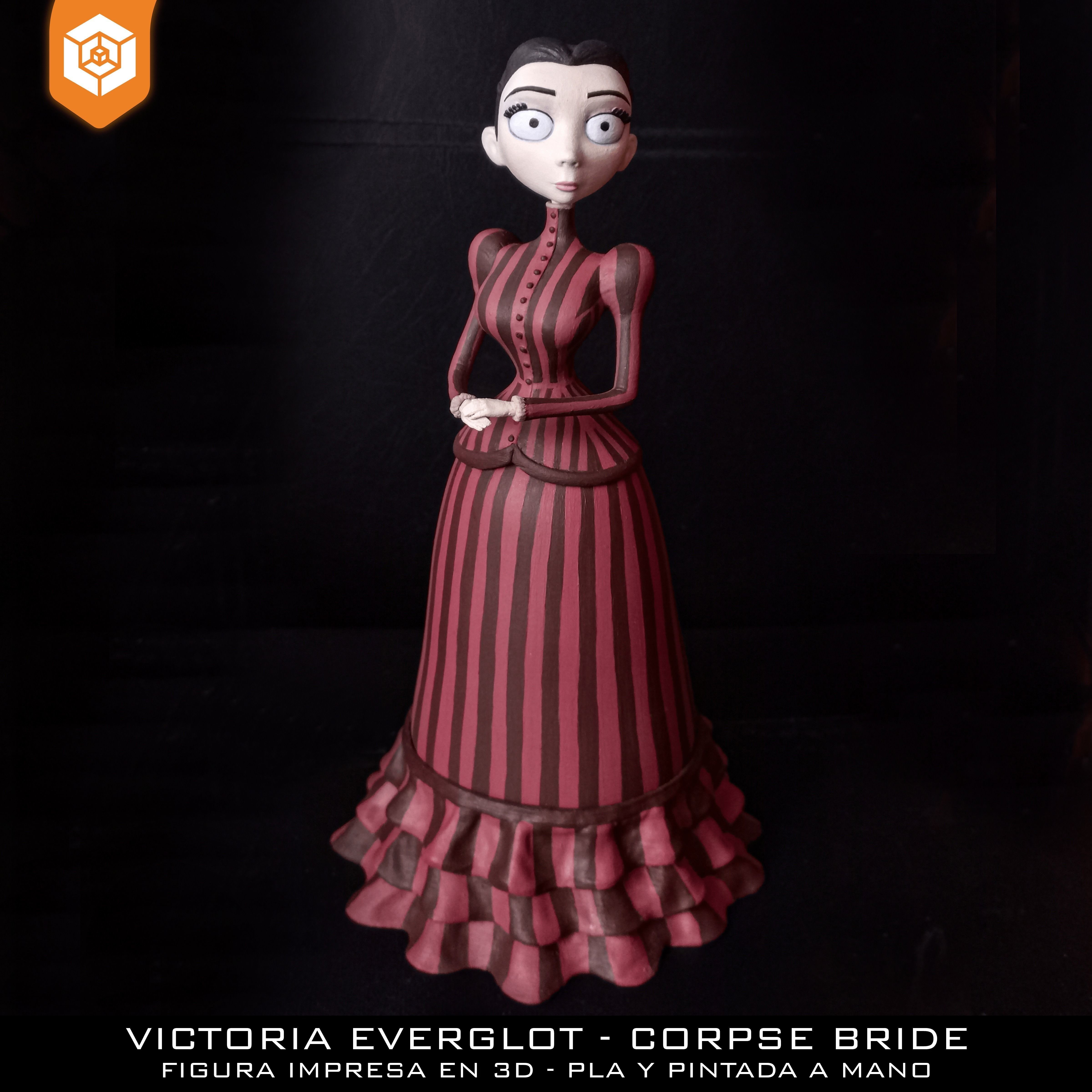 Victoria Everglot - Corpse Bride 3D model 3D printable | CGTrader