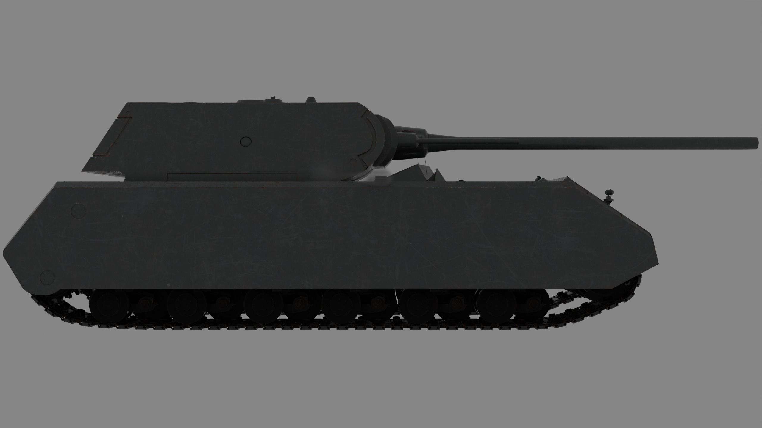 Pzkpfw VIII Maus - German WWII Tank 3D model rigged | CGTrader