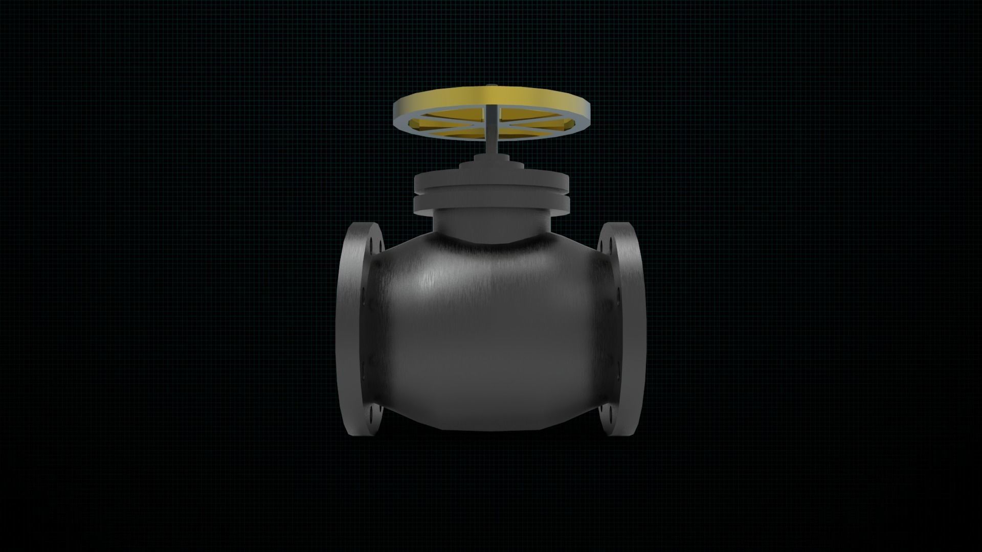 ball valve 3D model 3D printable | CGTrader