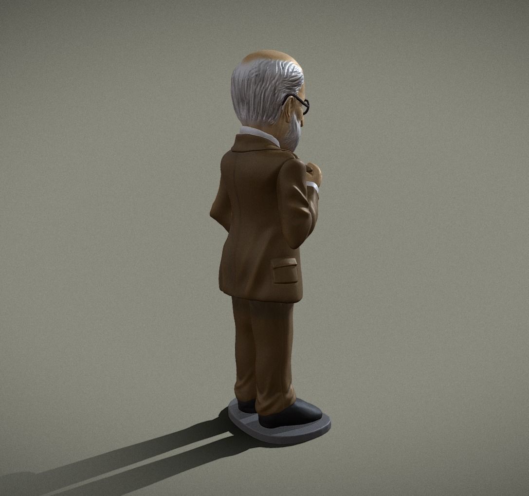 Sigmund Freud Statue 3D model 3D printable | CGTrader