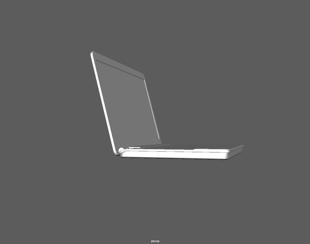 Laptop Computer - gmae ready free model free VR / AR / low-poly 3D ...