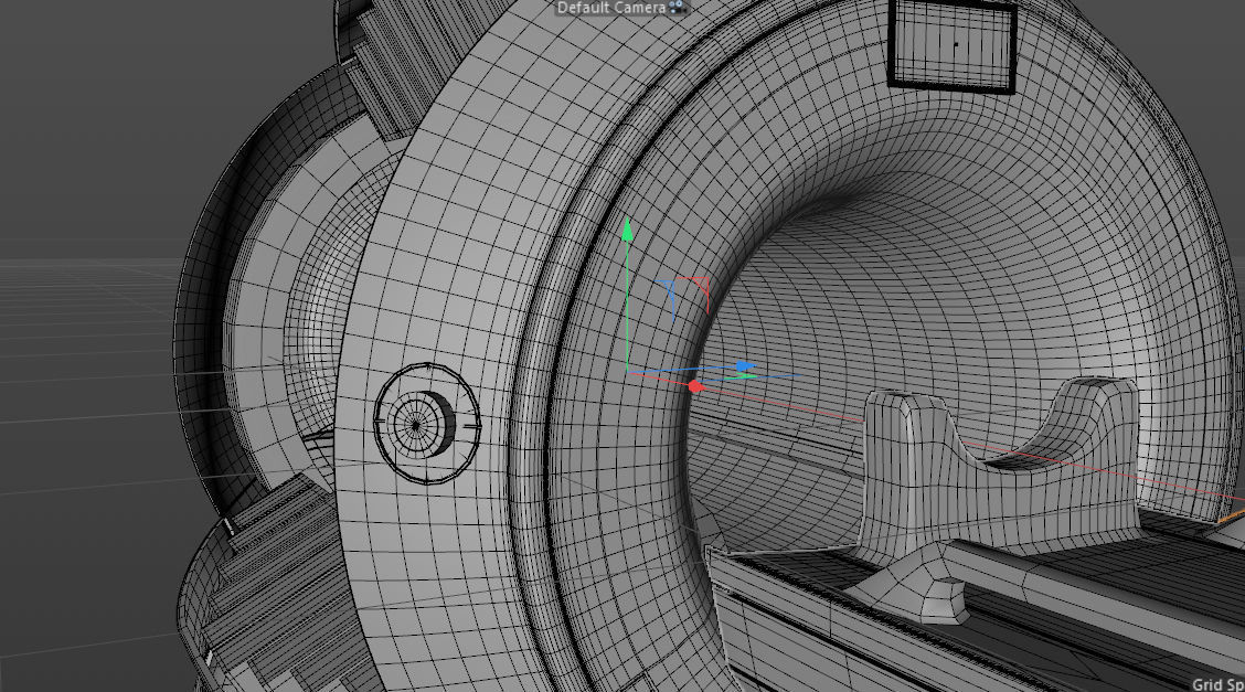 Structure of MRI - Magnetic resonance tomography scan device 3D model ...