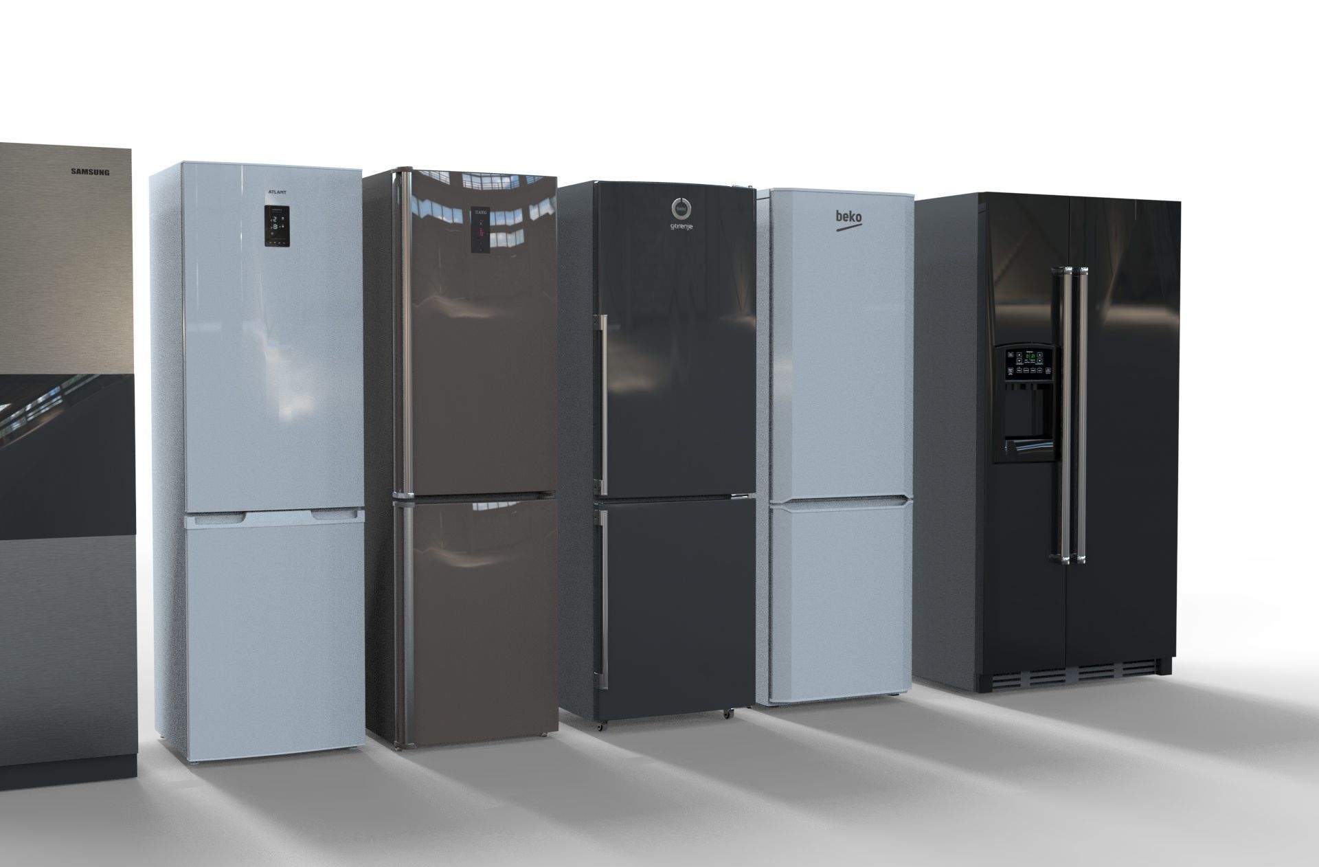 Refrigerators chiller freezer 3d model sketchup obj 3D model | CGTrader