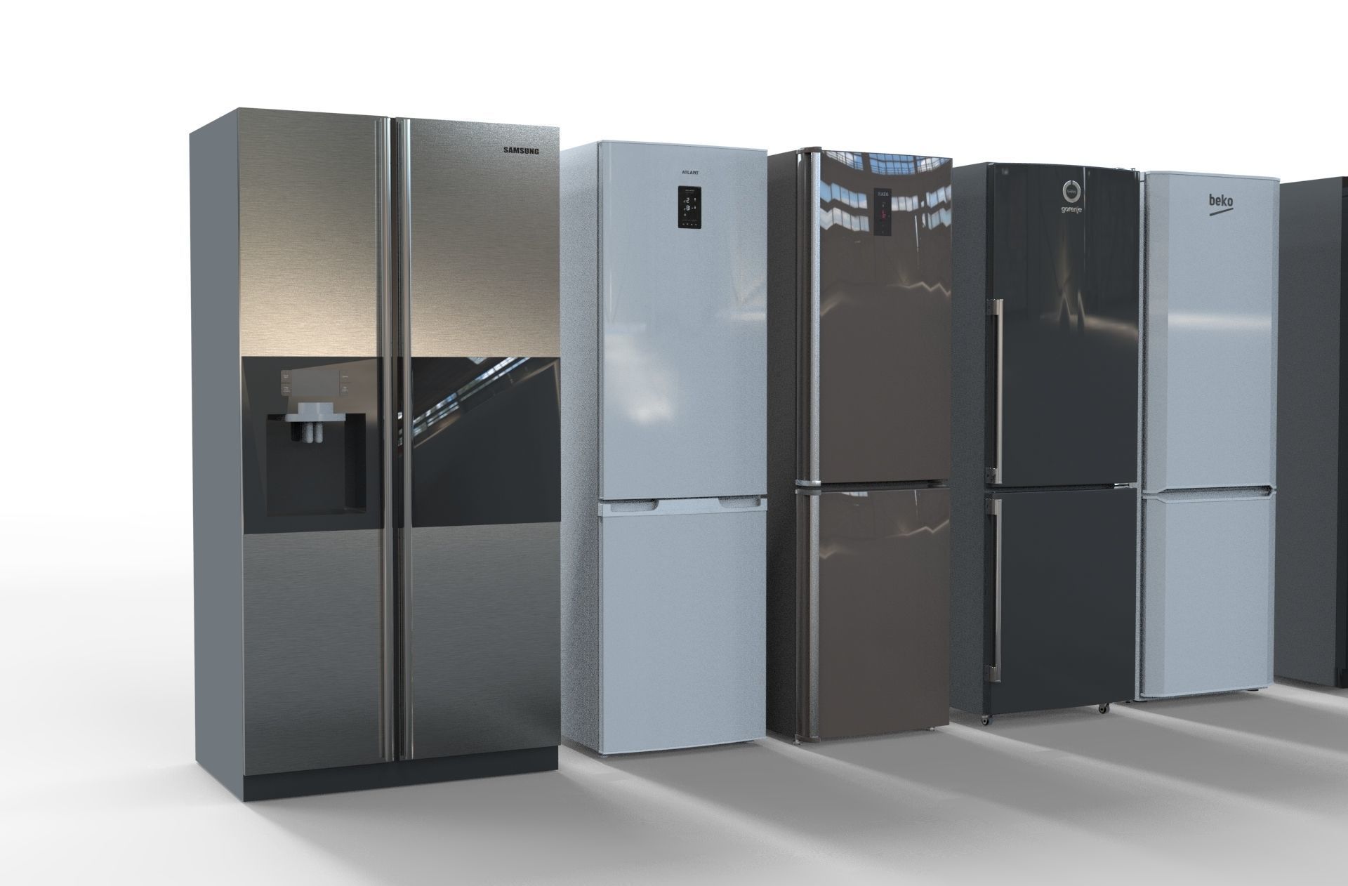 Refrigerators chiller freezer 3d model sketchup obj 3D model | CGTrader