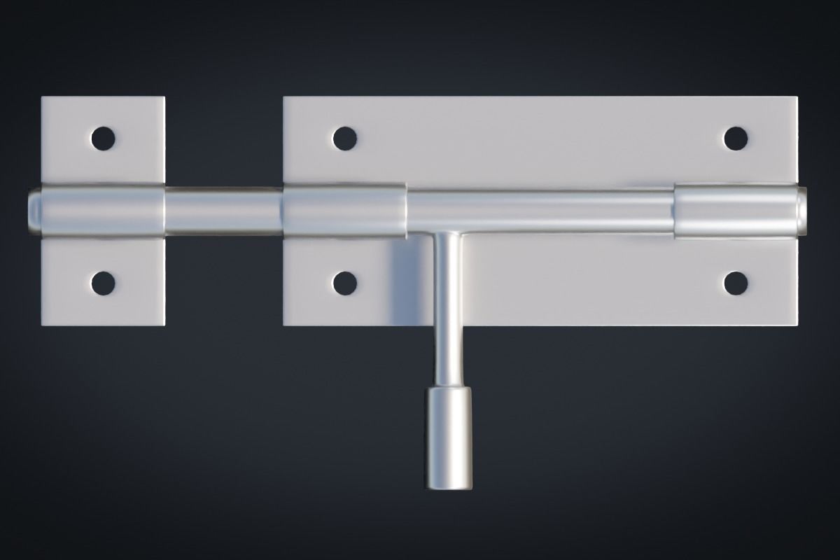 Bolt lock free 3D model | CGTrader