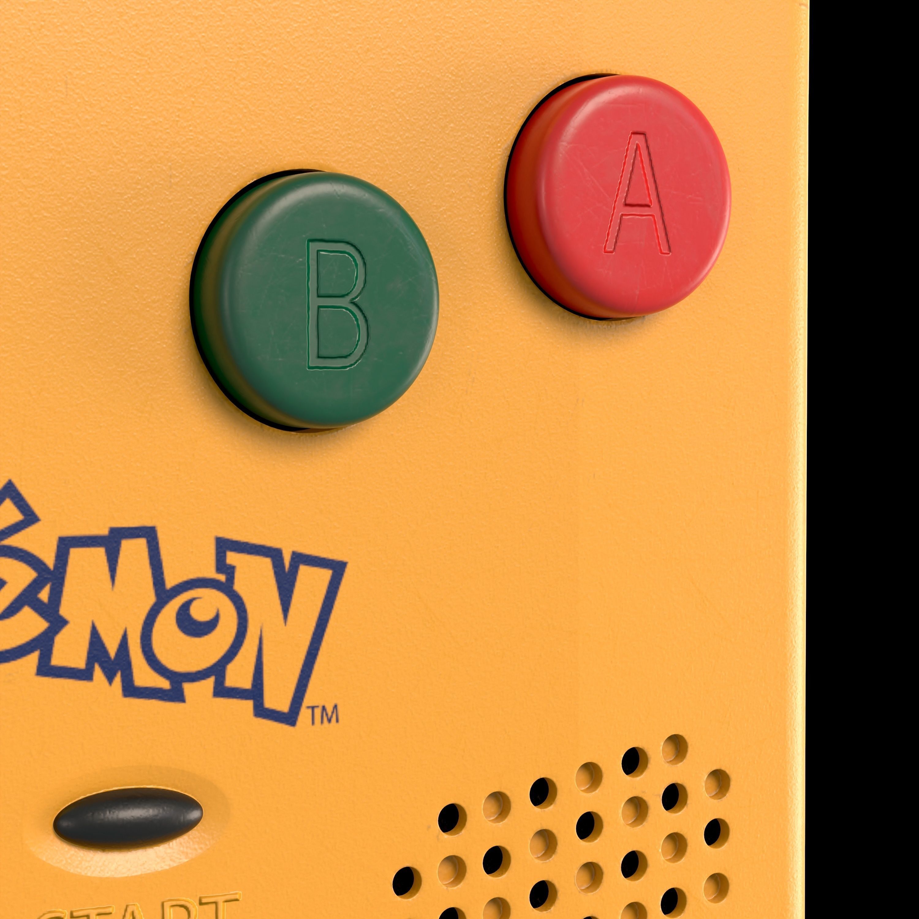 3D model Game Boy Color - Limited Pokemon Edition VR / AR / low-poly ...