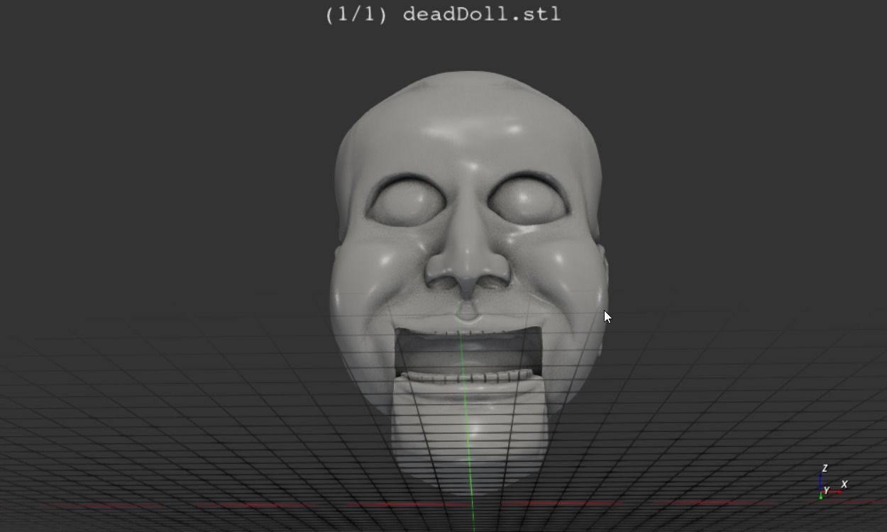 dead silence billy head 3D model 3D printable | CGTrader
