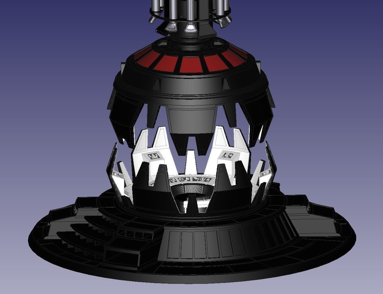 Darth Vader Meditation Chamber almost finished 3D model 3D printable ...