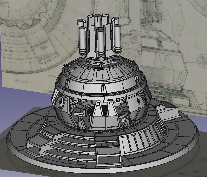 Darth Vader Meditation Chamber almost finished 3D model 3D printable ...