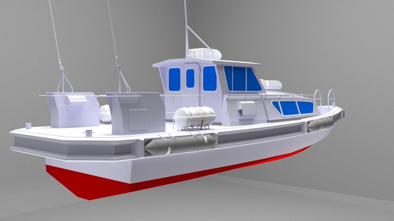 Damen Stan Patrol 1605 3D model animated | CGTrader
