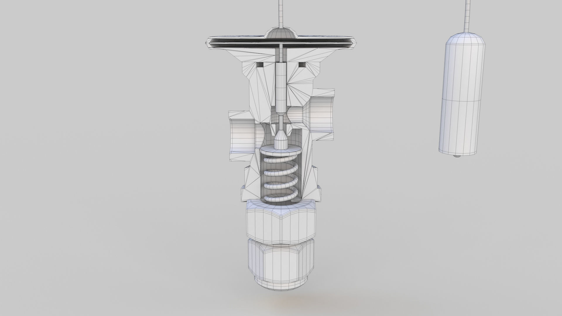 Thermal Expansion Valve 3D model rigged | CGTrader