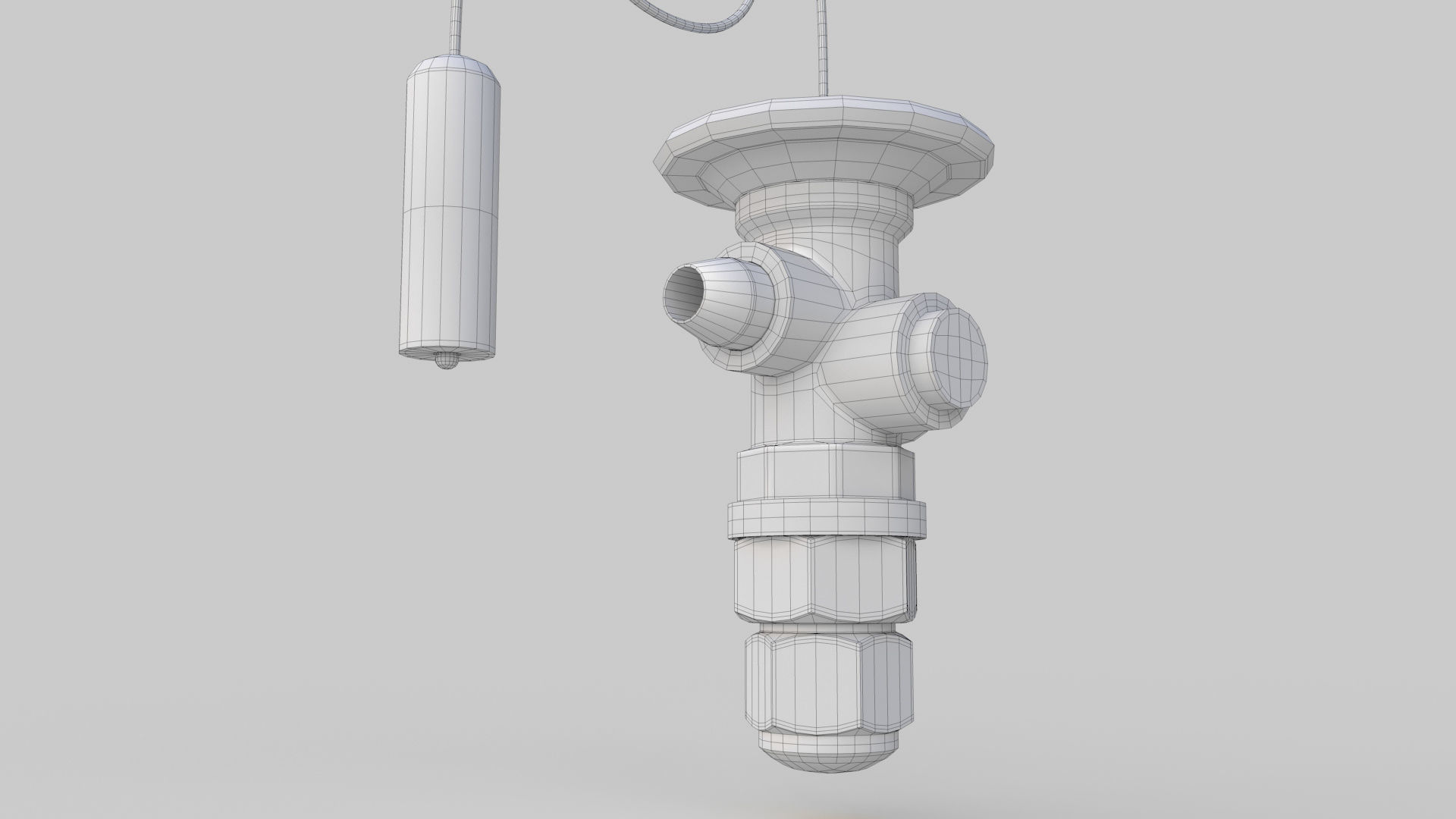 Thermal Expansion Valve 3D model rigged | CGTrader