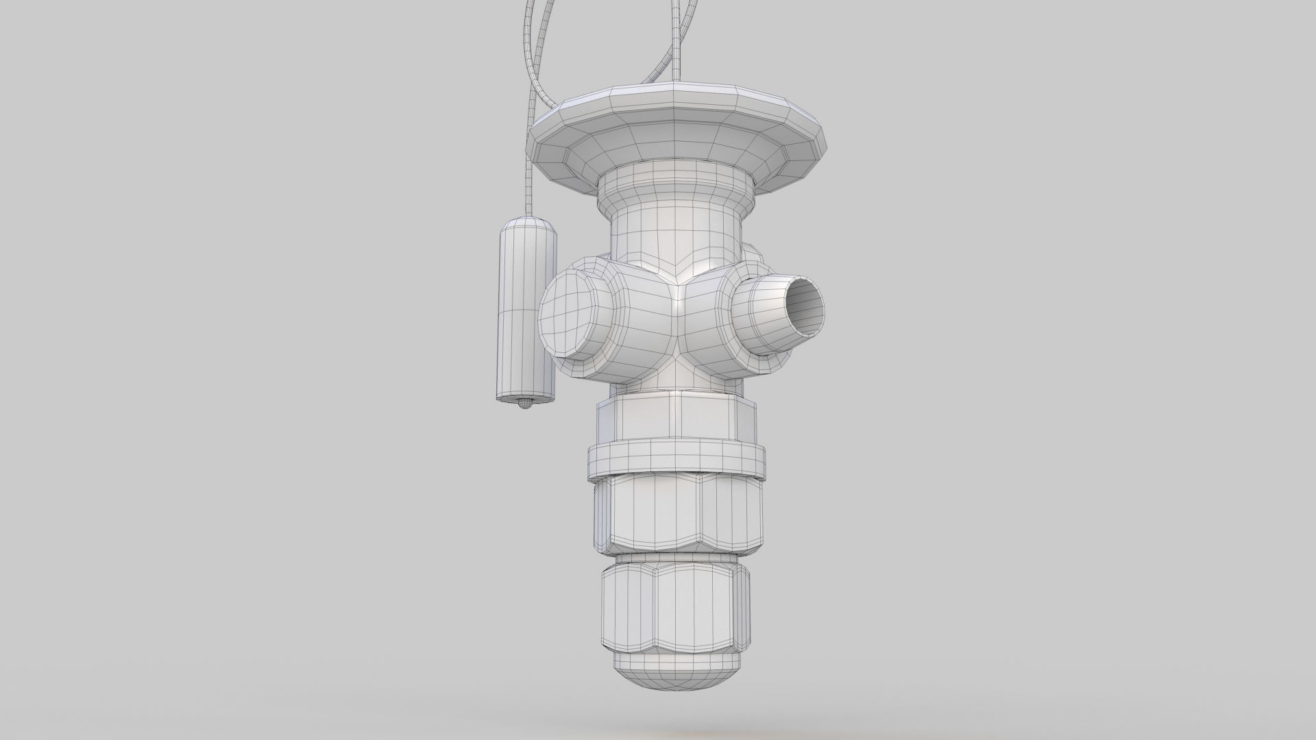 Thermal Expansion Valve 3D model rigged | CGTrader