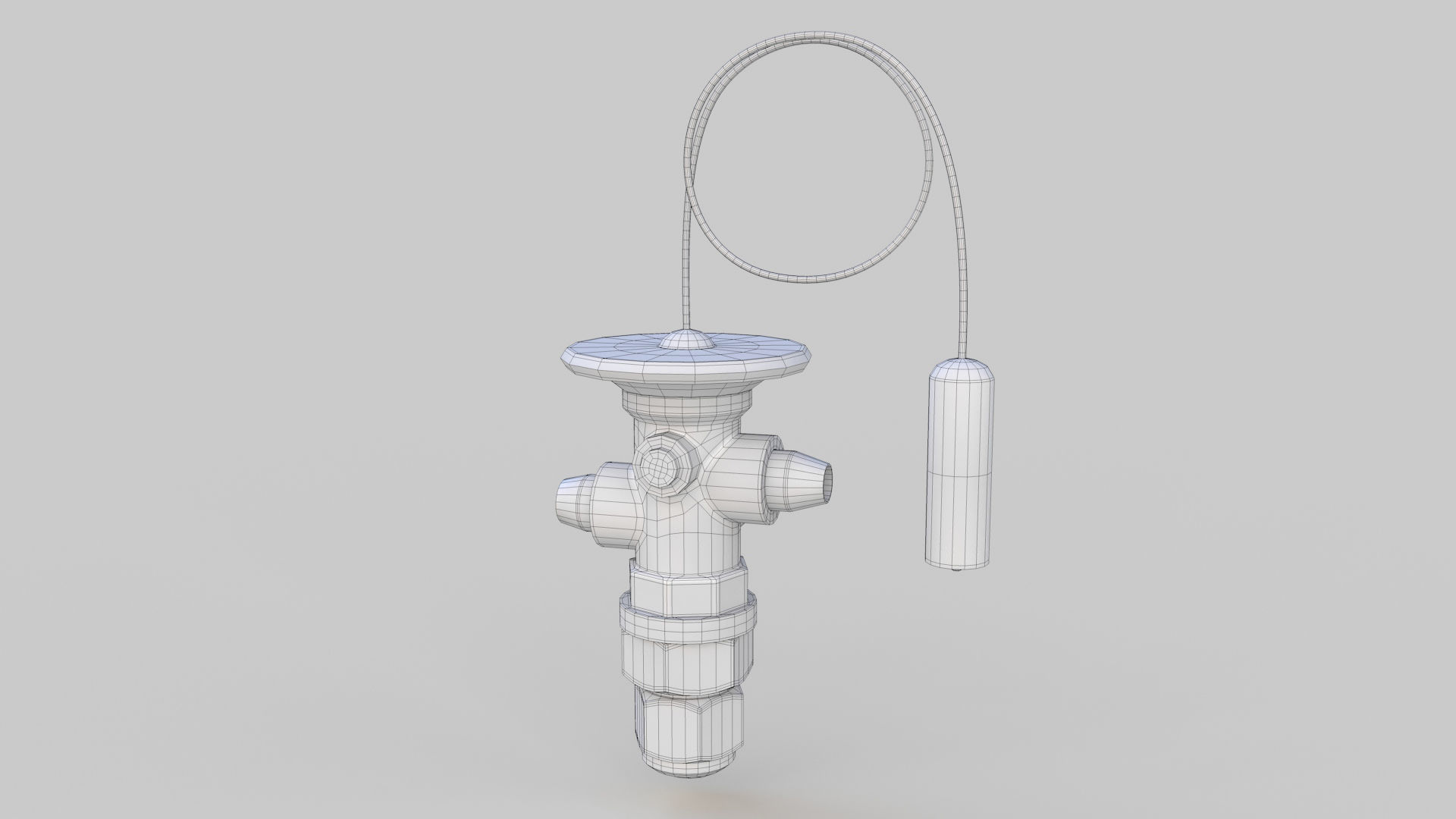 Thermal Expansion Valve 3D model rigged | CGTrader
