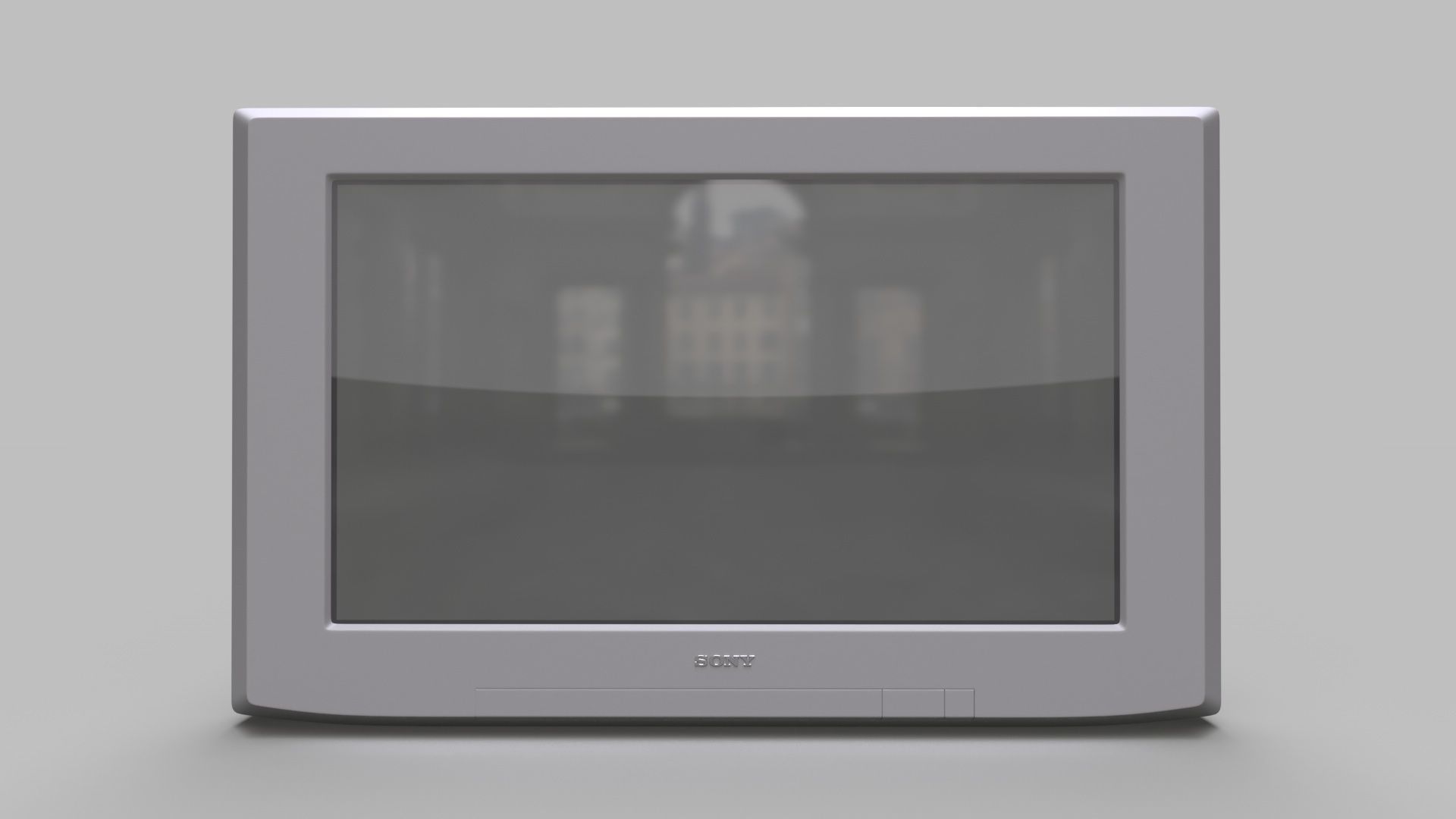 Sony Trinitron TV 3D model | CGTrader