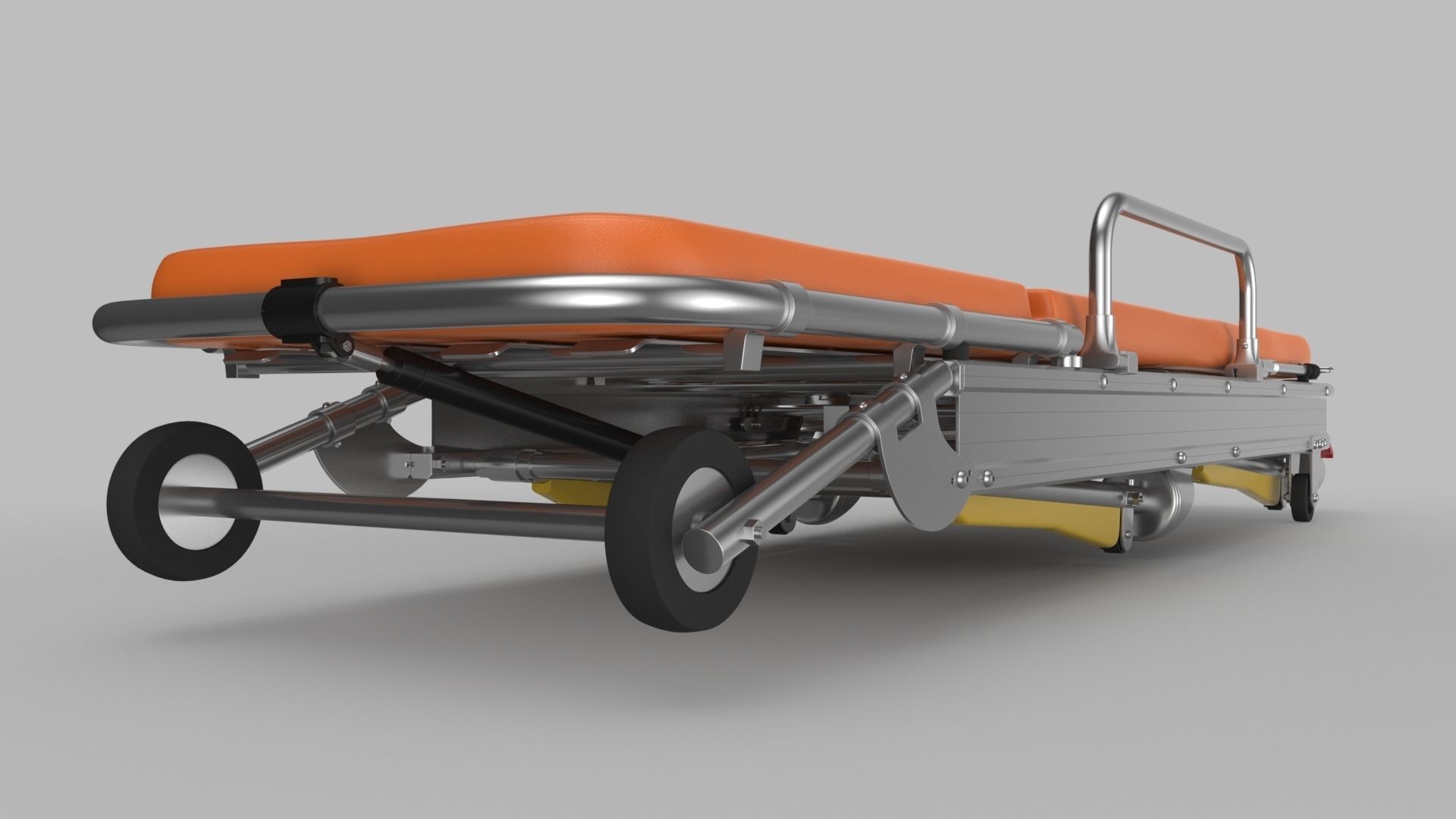 Gurney Stretcher 3D model rigged | CGTrader