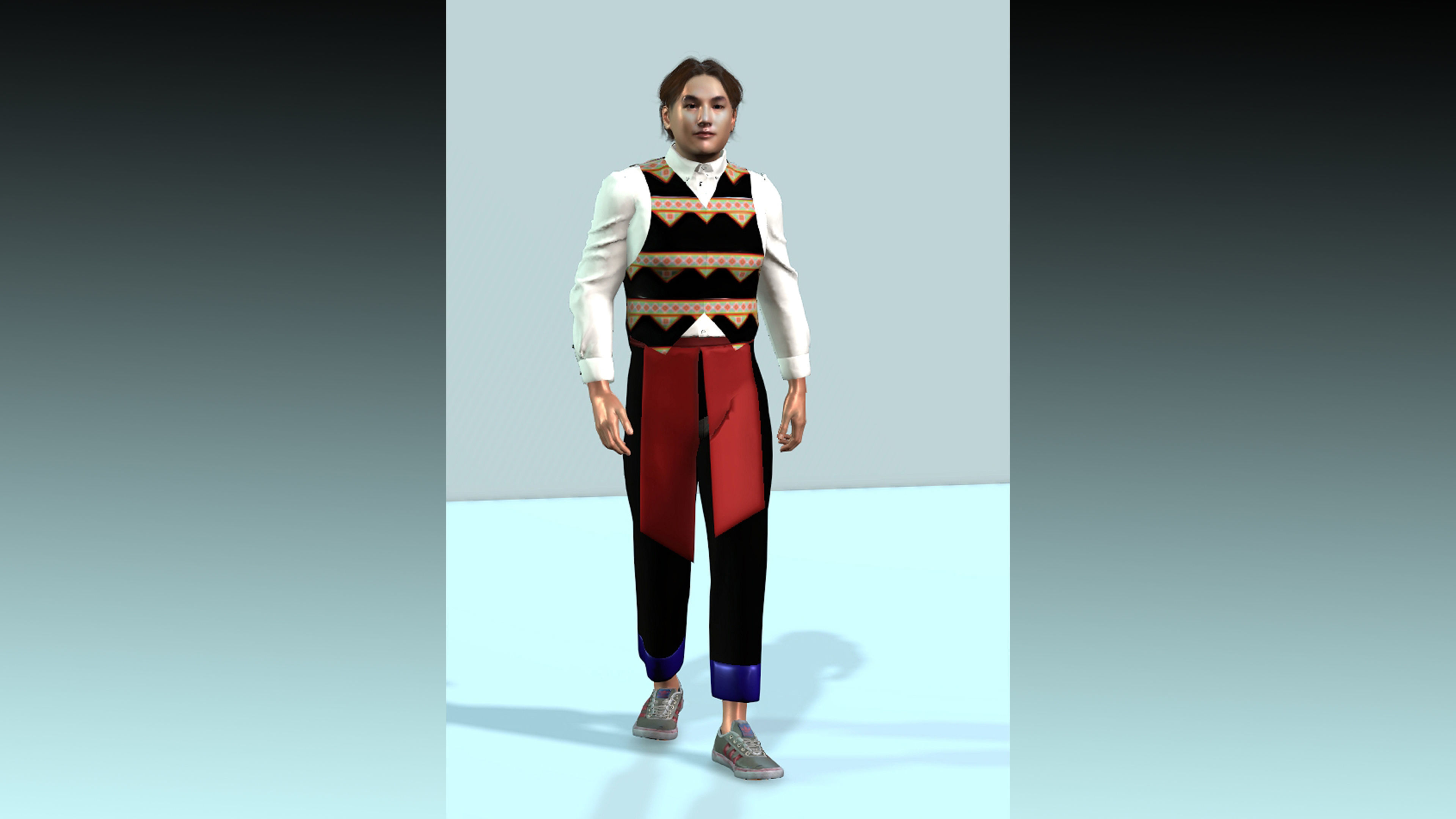 hmong traditions young Men clothing 3D model | CGTrader