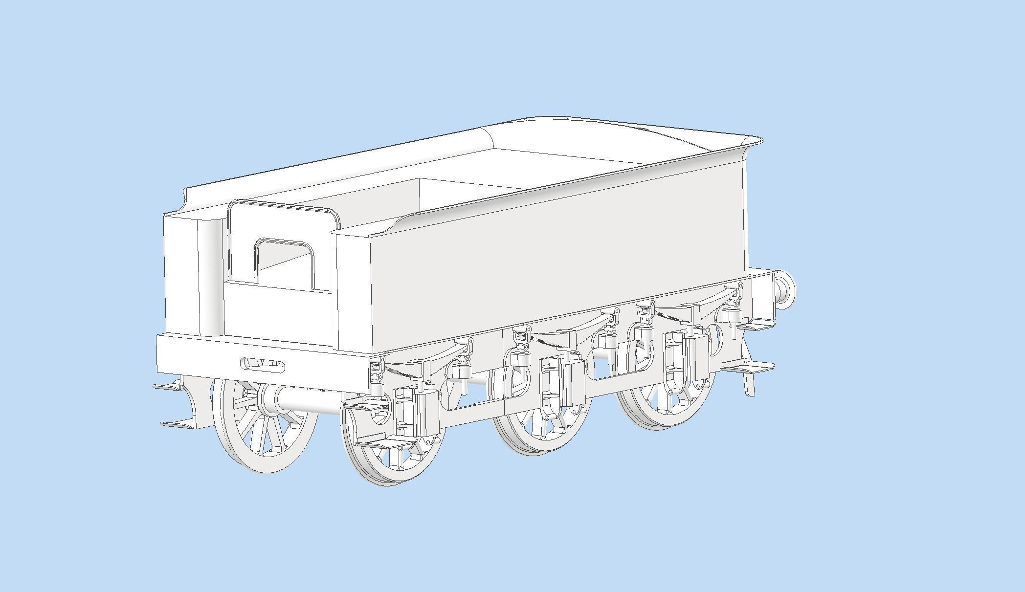 Locomotive Ger Y14 3D model 3D printable | CGTrader