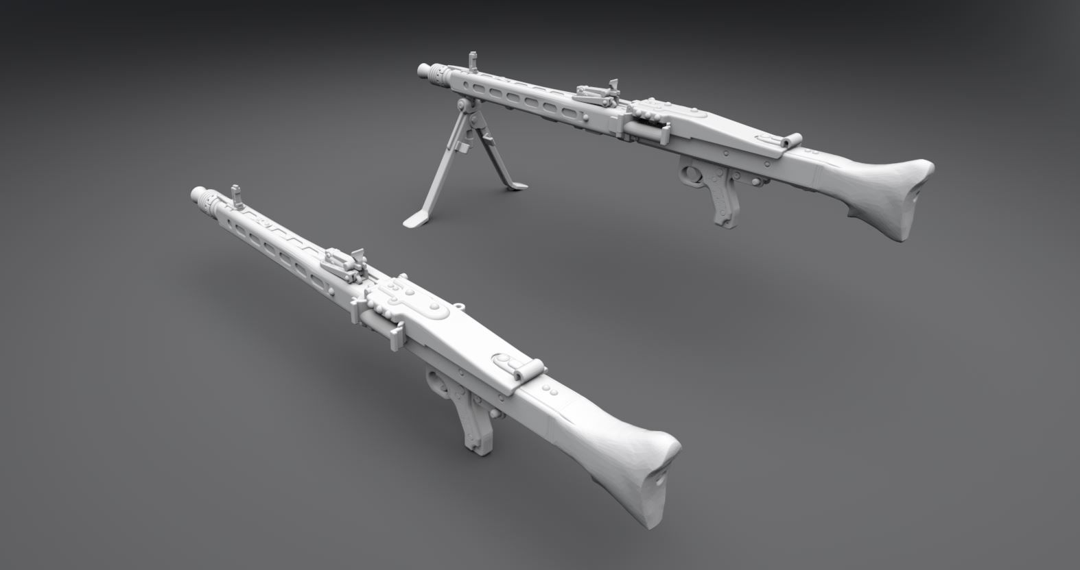 MG42 Scale model 3D model 3D printable | CGTrader