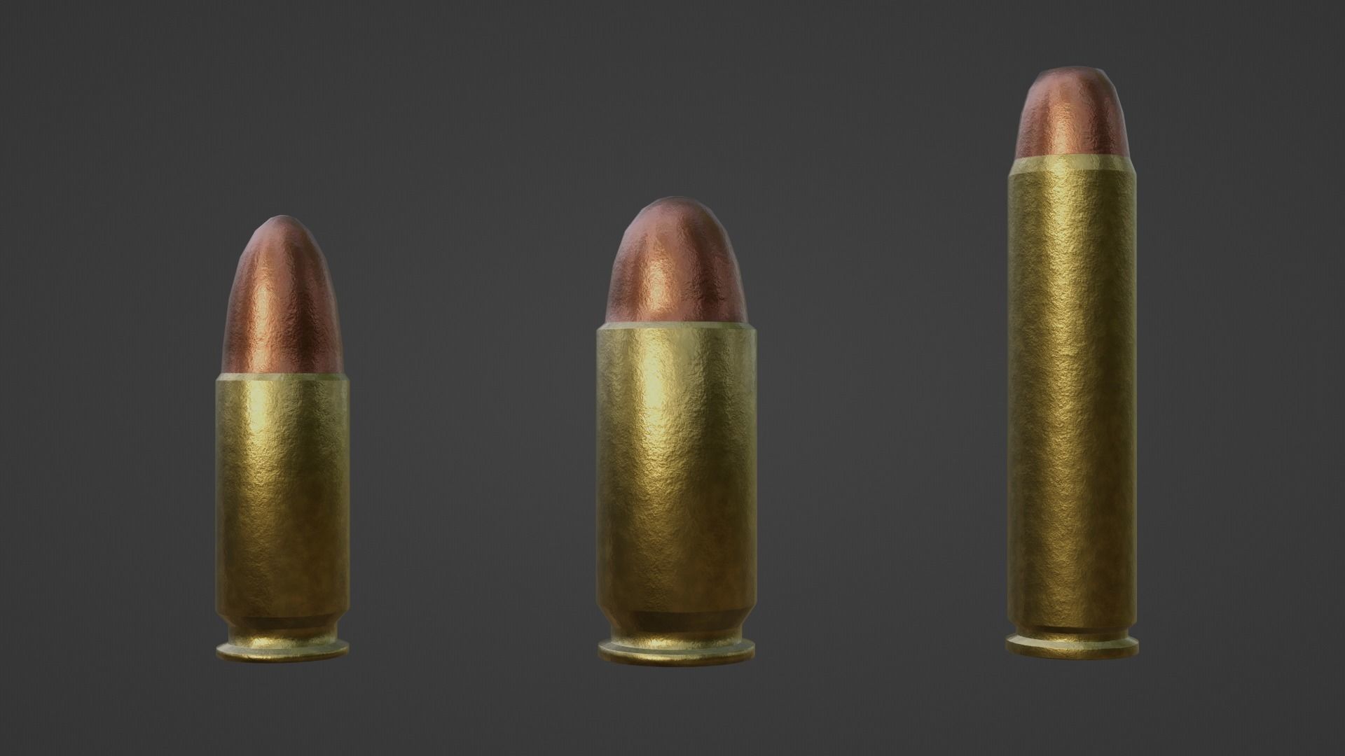 3D model Eight Bullets VR / AR / low-poly | CGTrader