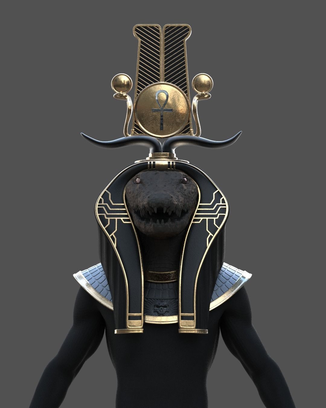 Sobek helmet 3D model | CGTrader