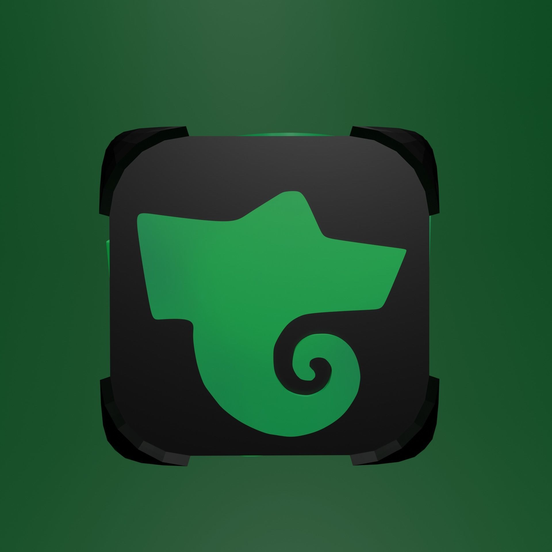 Trovo twitch dice icon free 3D model | CGTrader