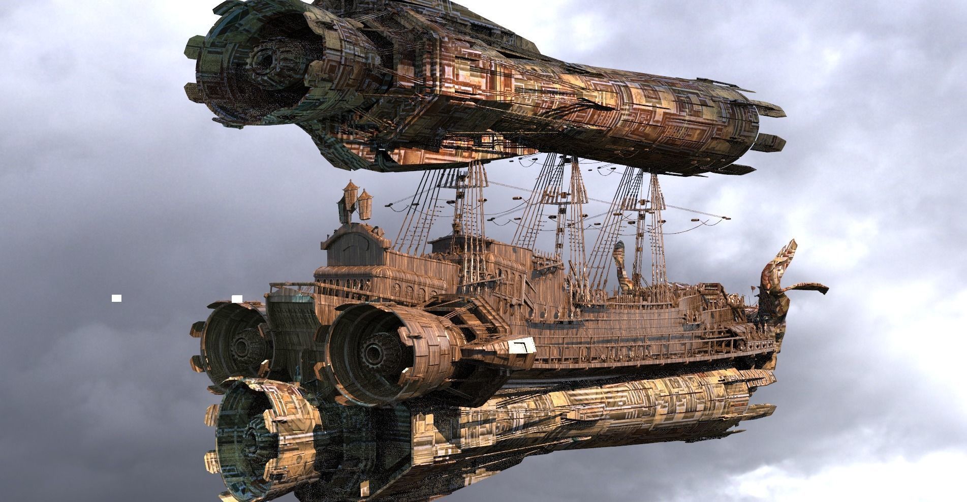 Jet Fusion Airship 5 3D model | CGTrader