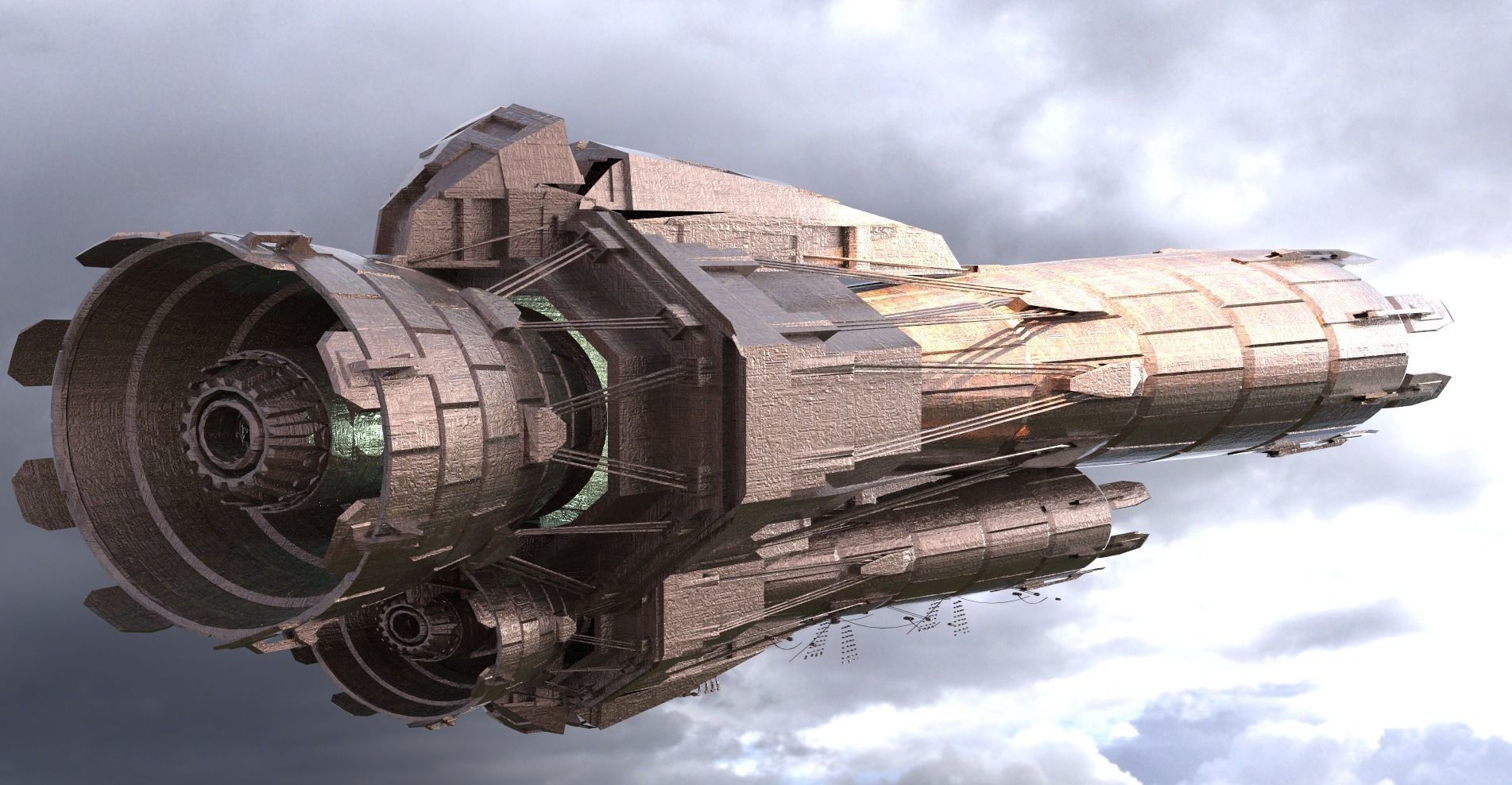 Jet Fusion Airship 7 3D model | CGTrader