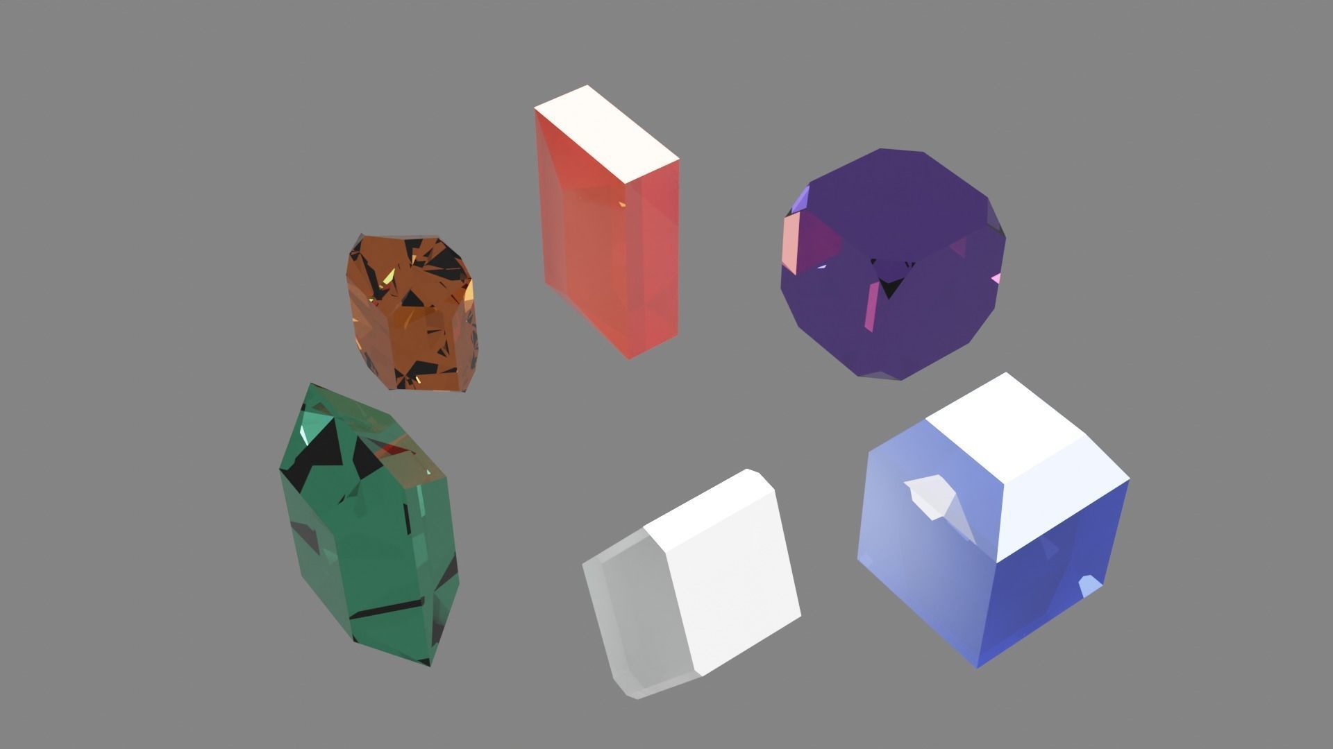 3D model Gem Models VR / AR / low-poly | CGTrader