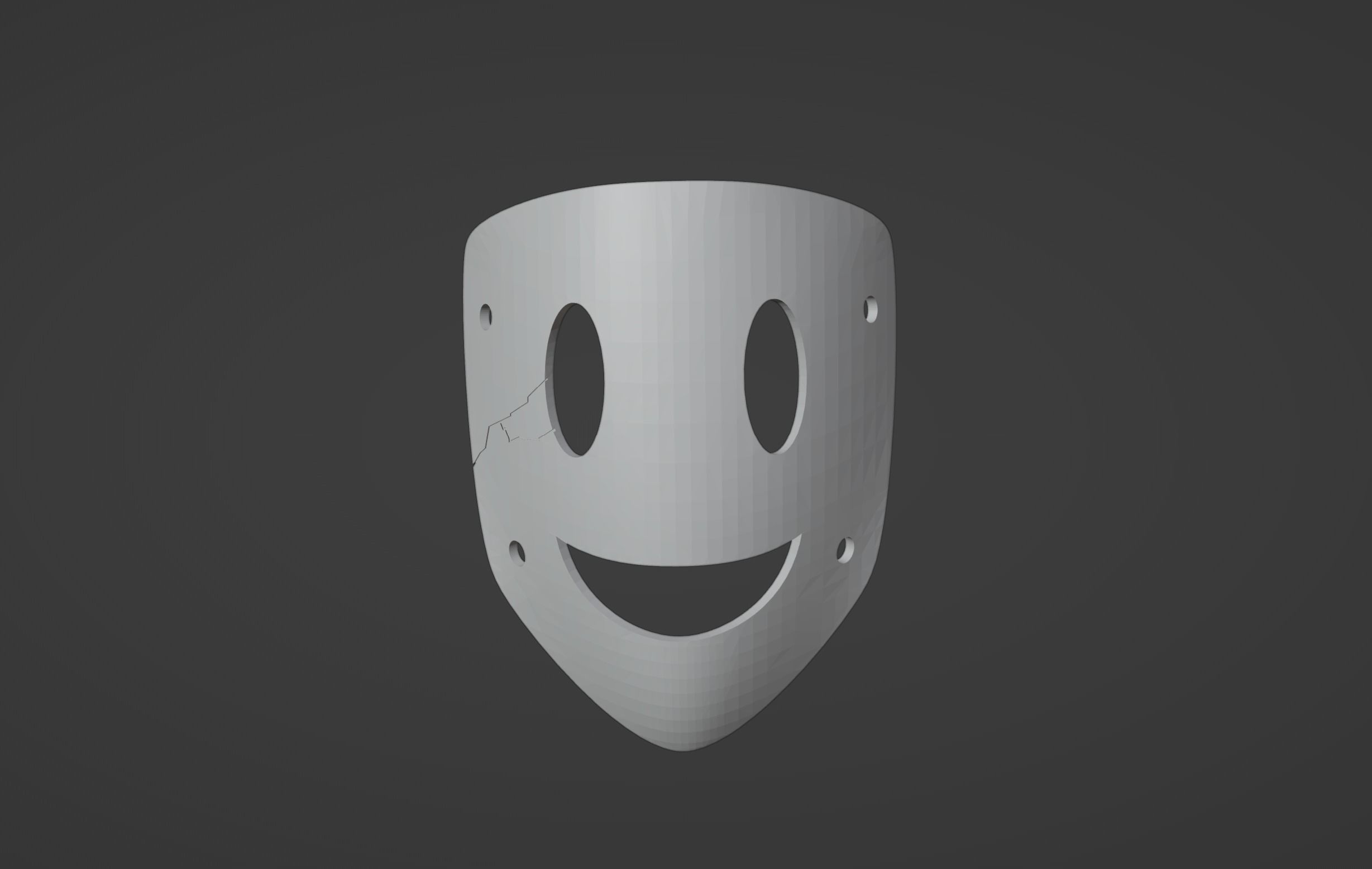 Sniper Smile Mask 3D Model Highrise 3D model 3D printable | CGTrader