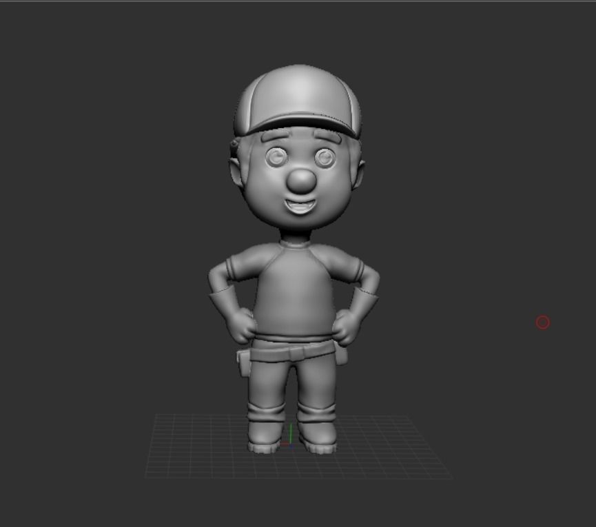 Handy Many Figurine 3D model 3D printable | CGTrader
