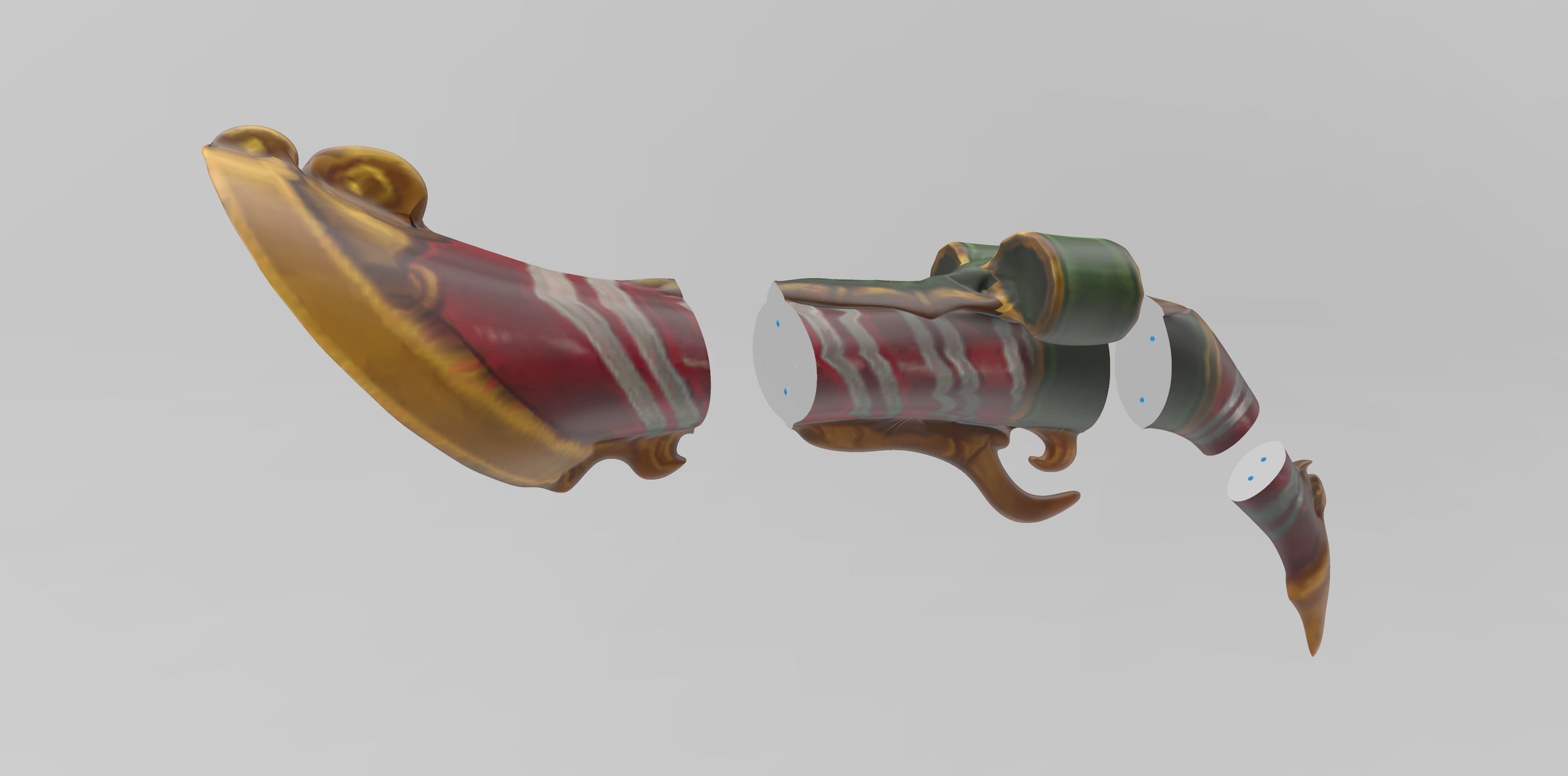 Miss Fortune Candy Cane Gun 3D Model League of Legends 3D model 3D ...