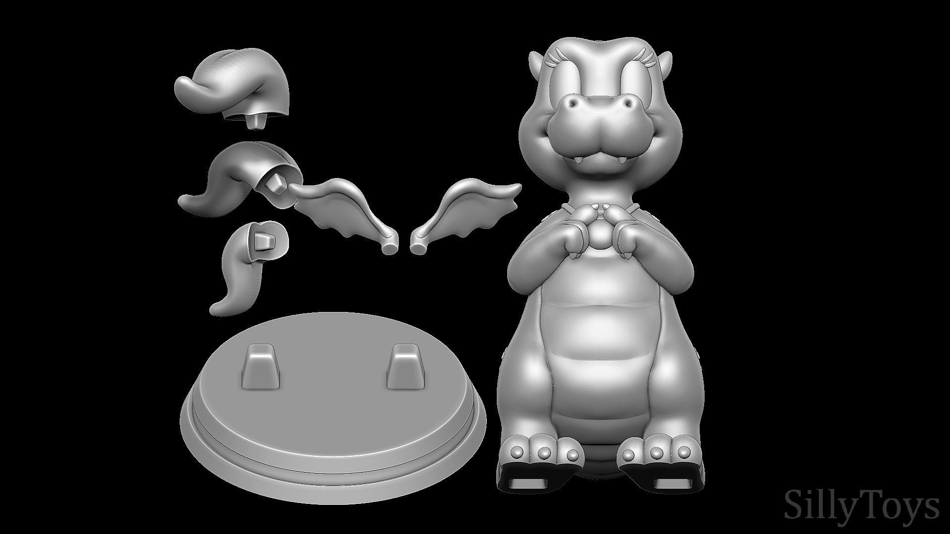 Cassie - Dragon Tales 3D model 3D printable | CGTrader