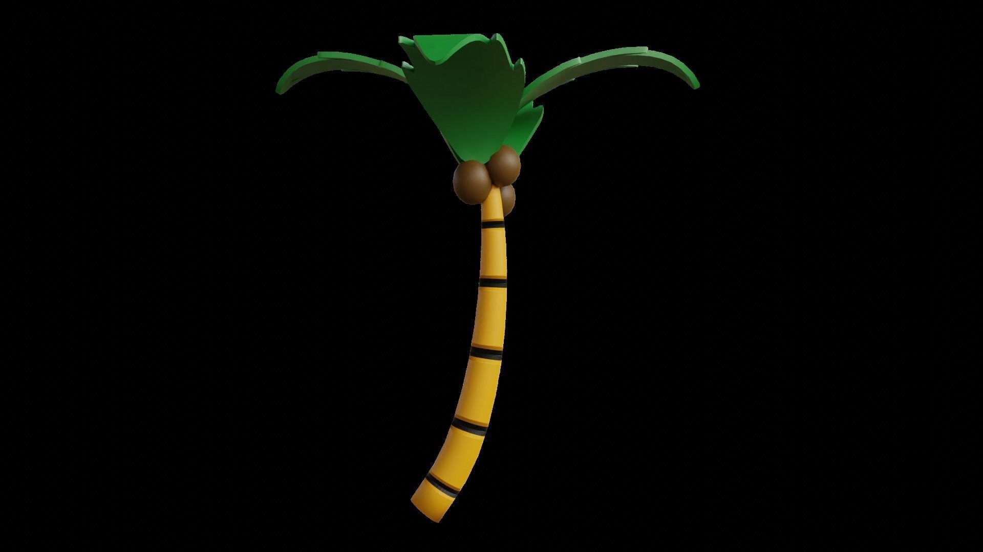 3D model Stylized Coconut Tree Collection VR / AR / low-poly | CGTrader