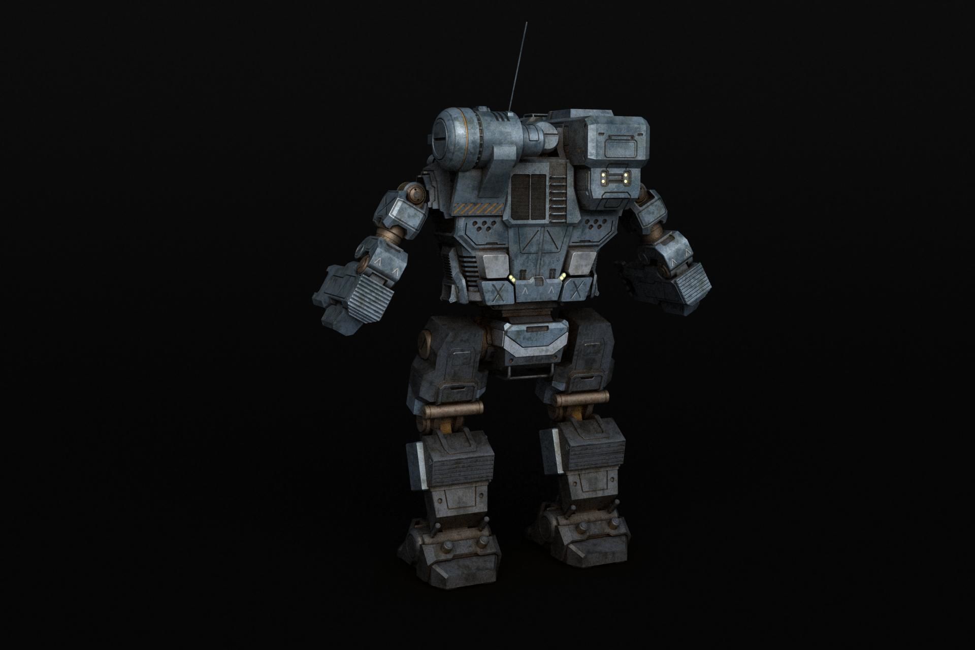 Hunchback robot 3D model 3D printable | CGTrader