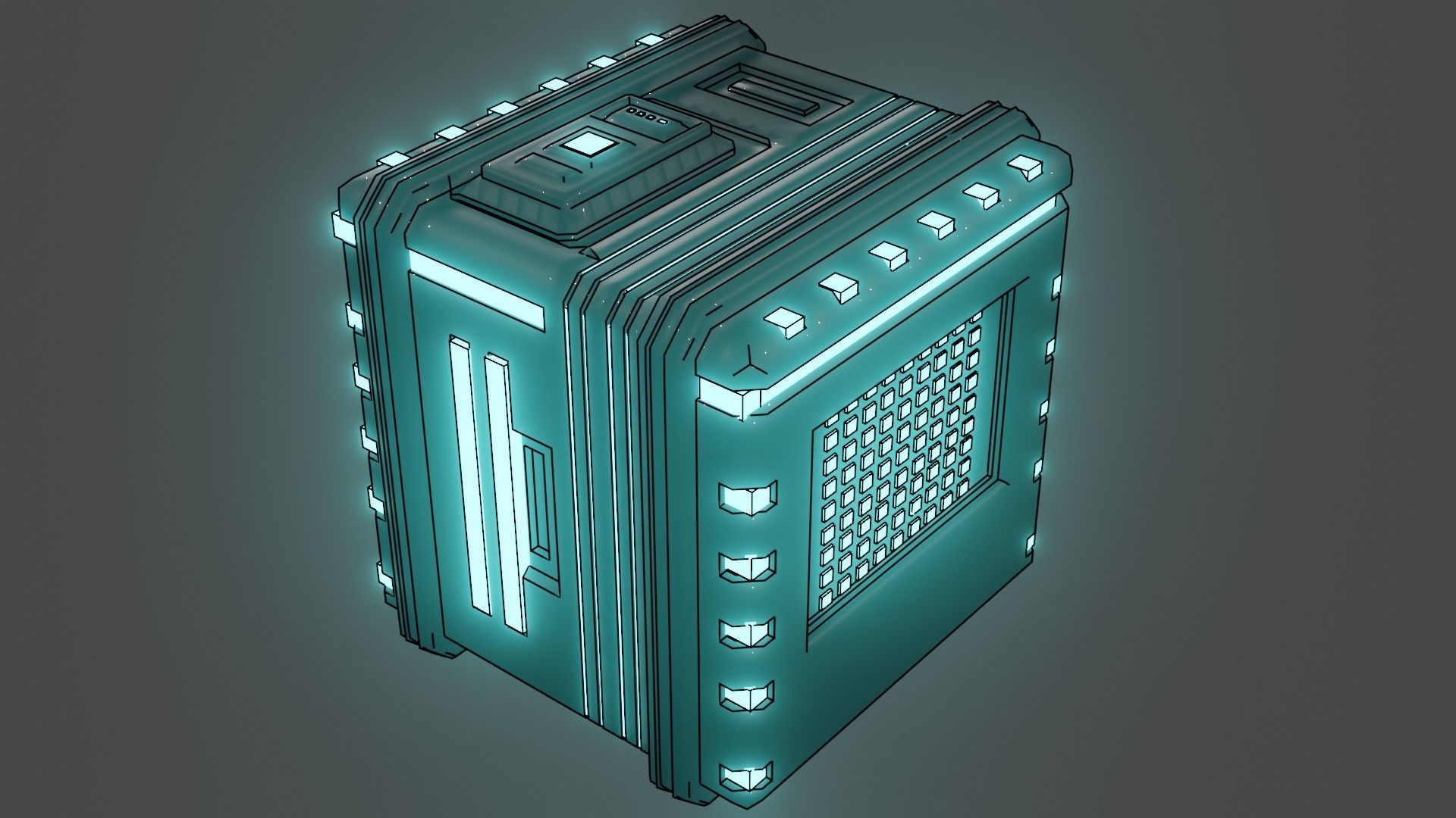The Future Box By KawaZaKyYT 3D model | CGTrader