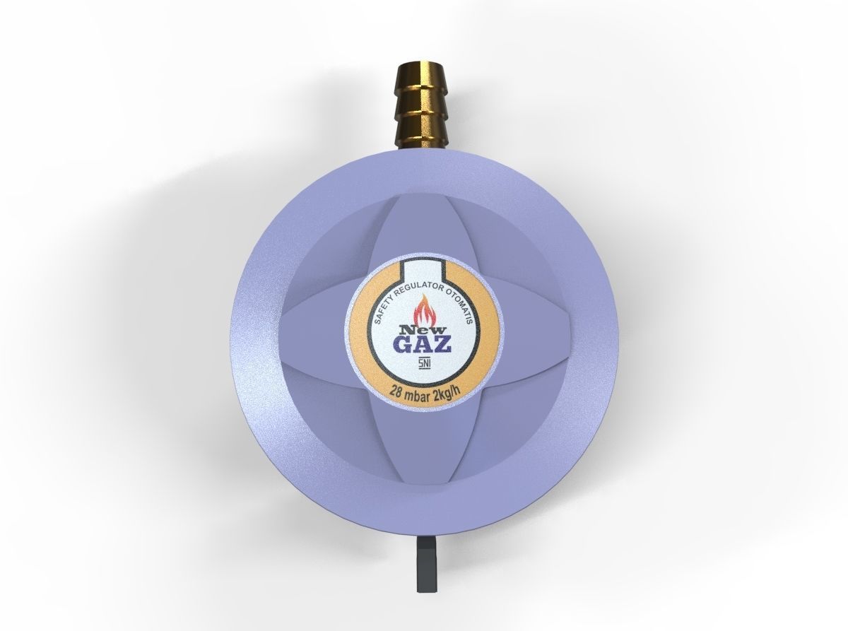 Gas Regulator 3d model sketchup obj fbx dae 3D model | CGTrader