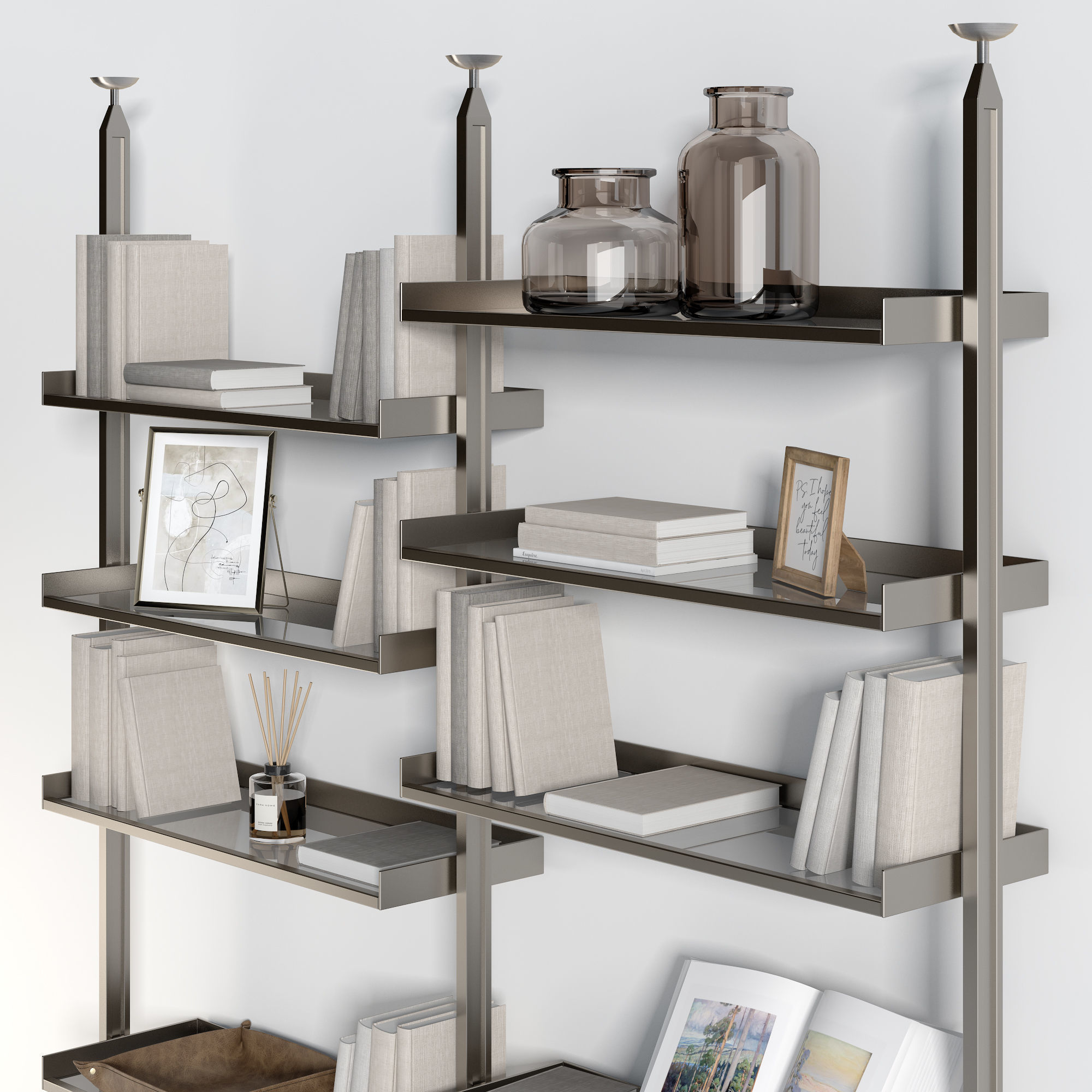 Rimadesio Zenit bookcase 3D model | CGTrader