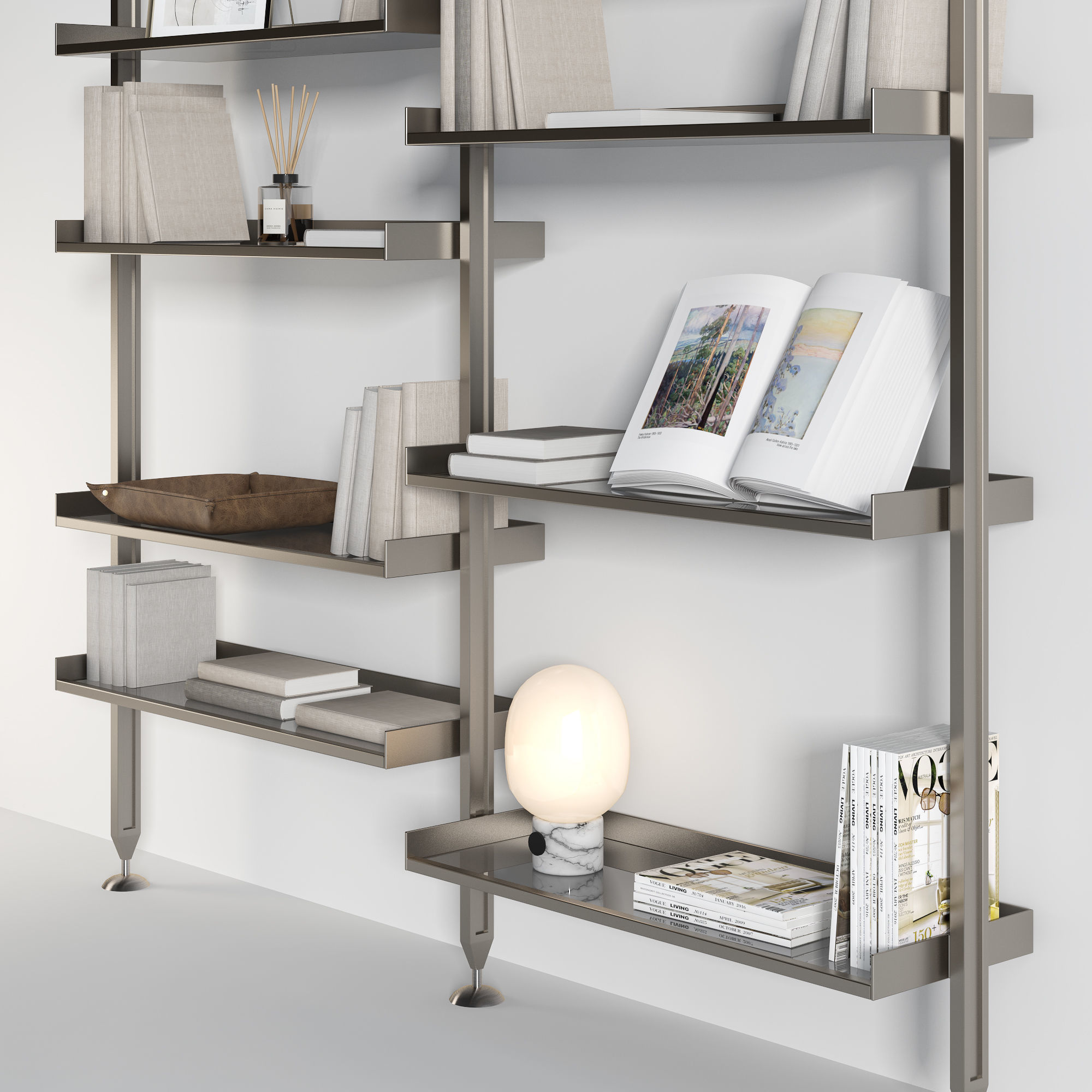 Rimadesio Zenit bookcase 3D model | CGTrader