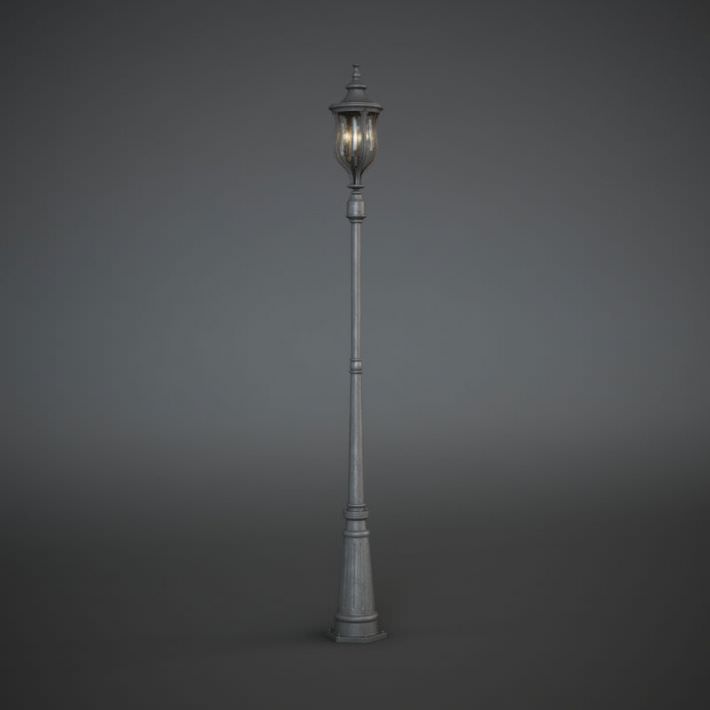 Antique Street Lamp Post 3D model | CGTrader